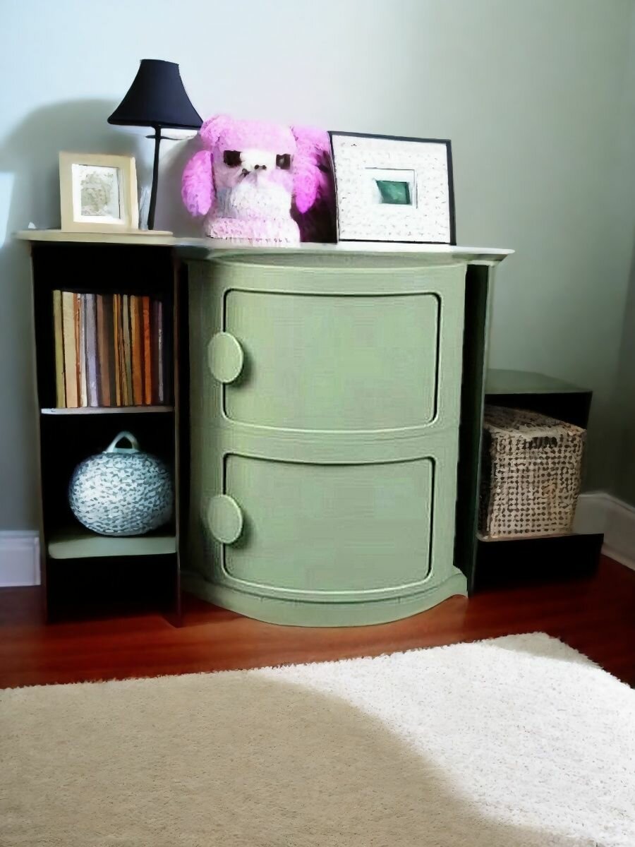 Китайские пользователи рекомендуют-Комод для спальни с двумя полками и ручкой, размером 32*40*32 см Топ продаж