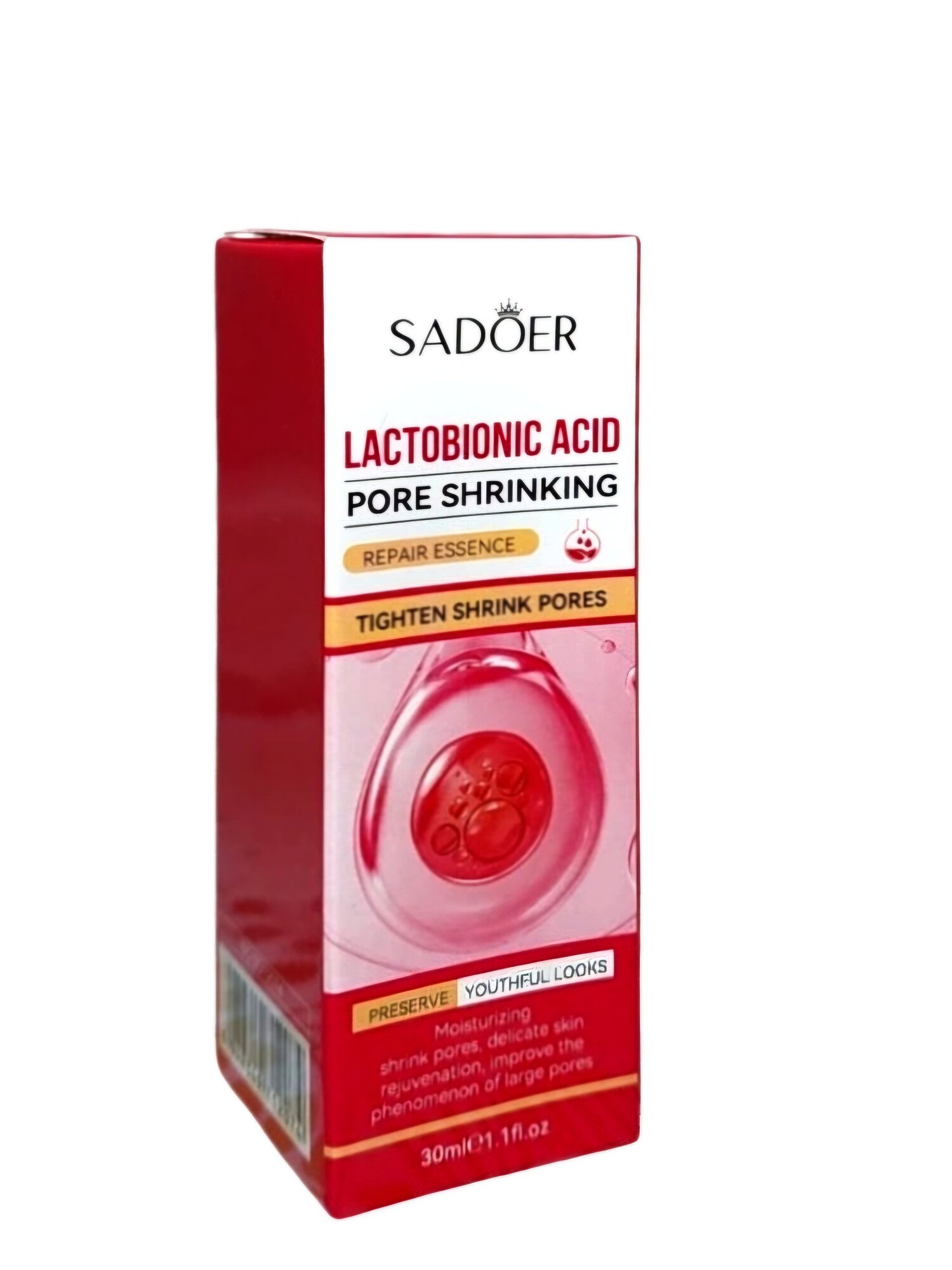 Сыворотка для сужения пор с лактобионовой кислотой SADOER Lactobionic Acid Pore Shrinking 30ml