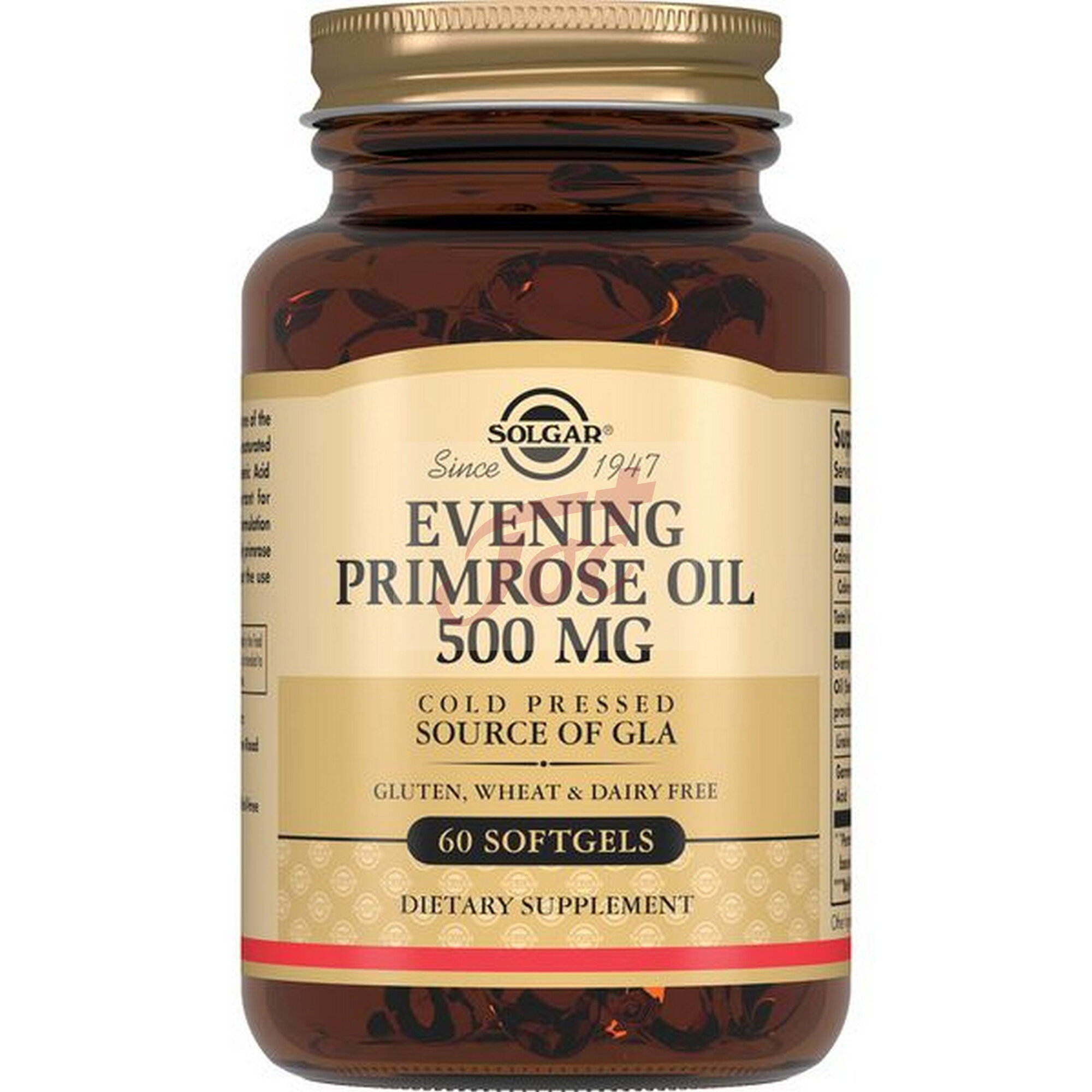 Масло примулы Solgar, для женского организма, 500 мг, 60 капсул