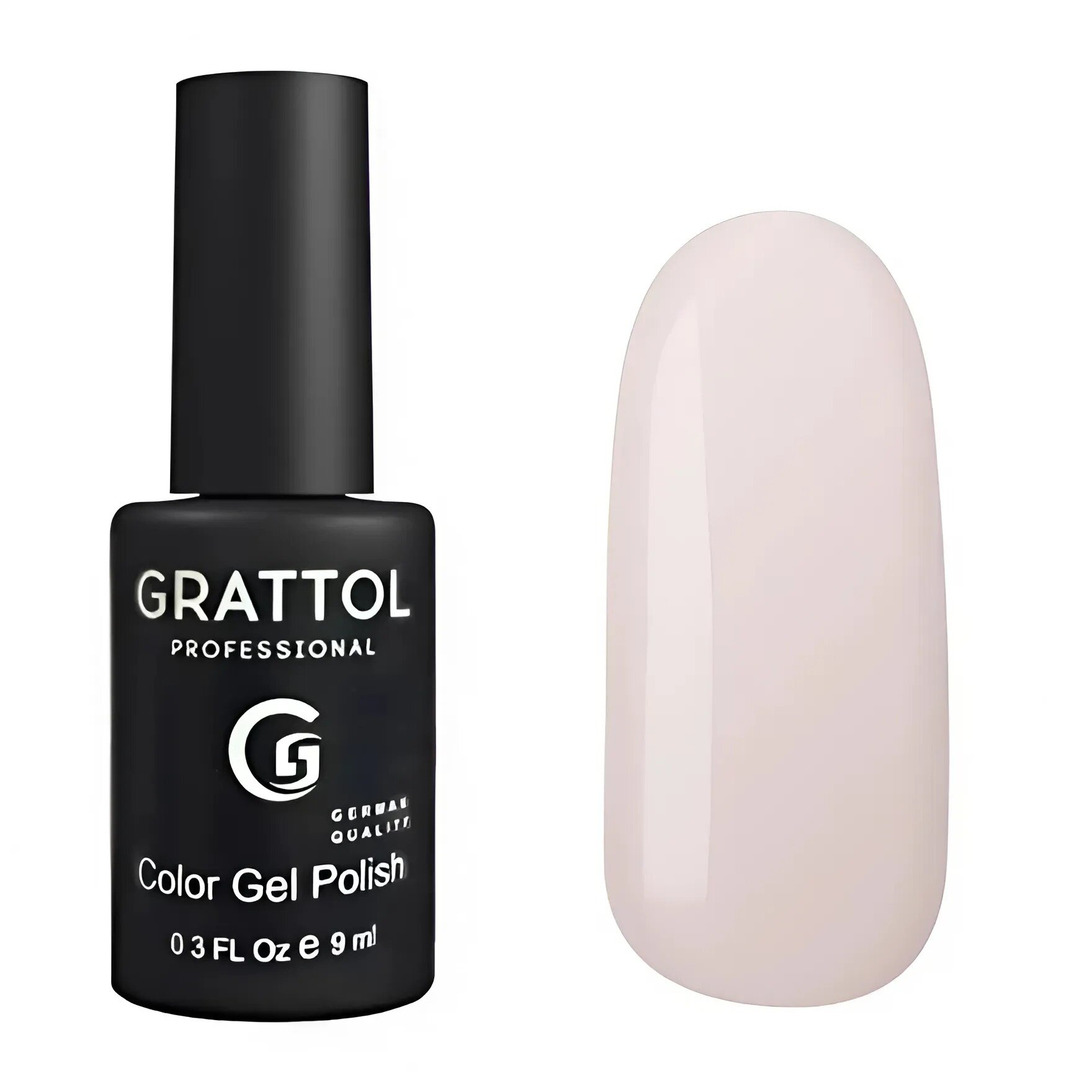 Grattol Color Gel Polish Light Cream - Гель-лак для ногтей GTC116, 9мл