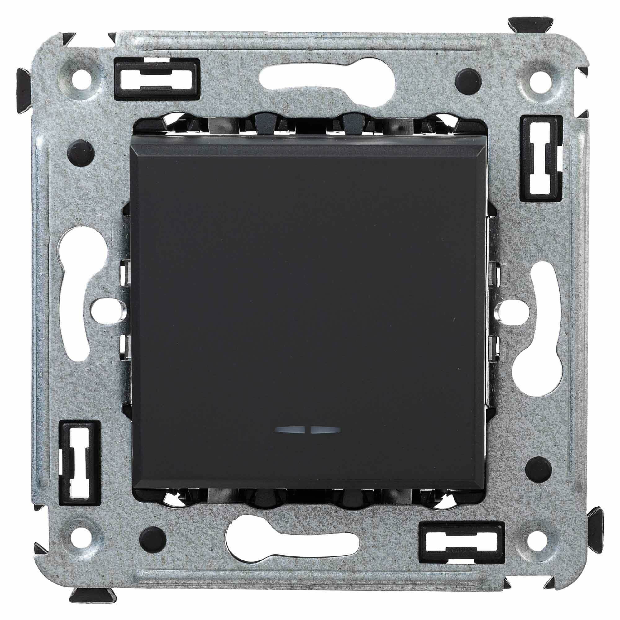 DKC Avanti Черный матовый Инвертор одноклавишный, 4412123