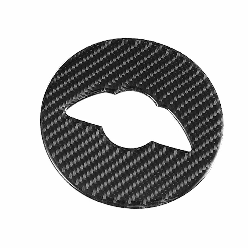 Углеродное рулевое рулевое колесо отделка декор эмблема для Mini Cooper F55 F56 F60