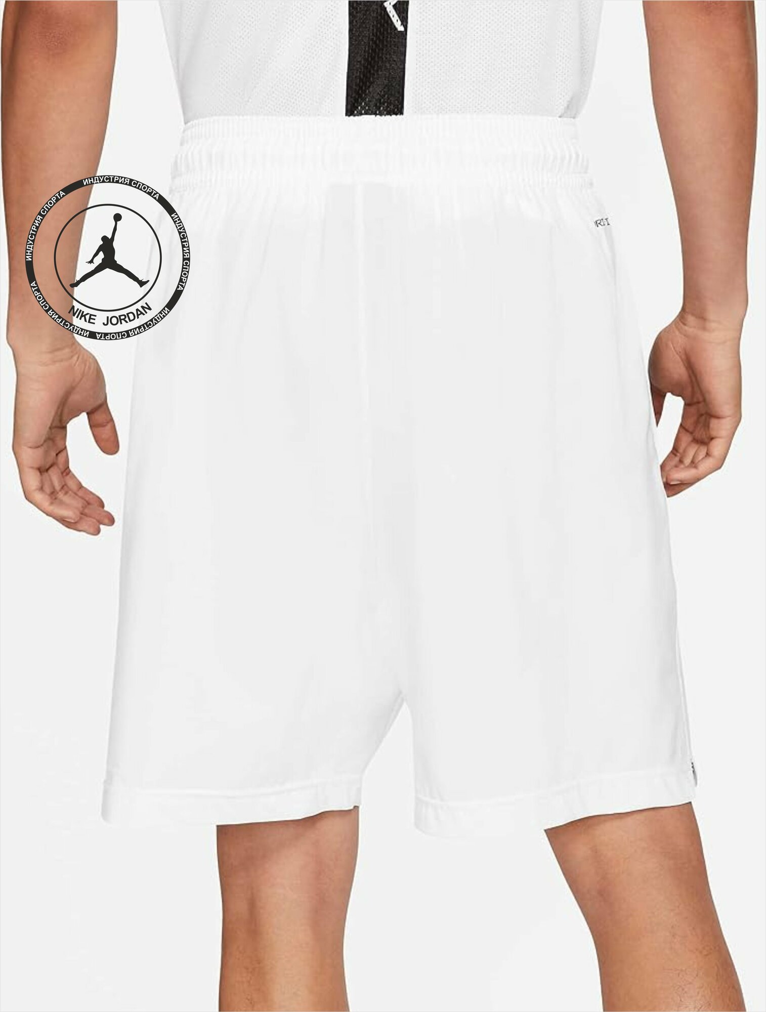 Шорты Jordan, размер L, белый, черный — фото 1