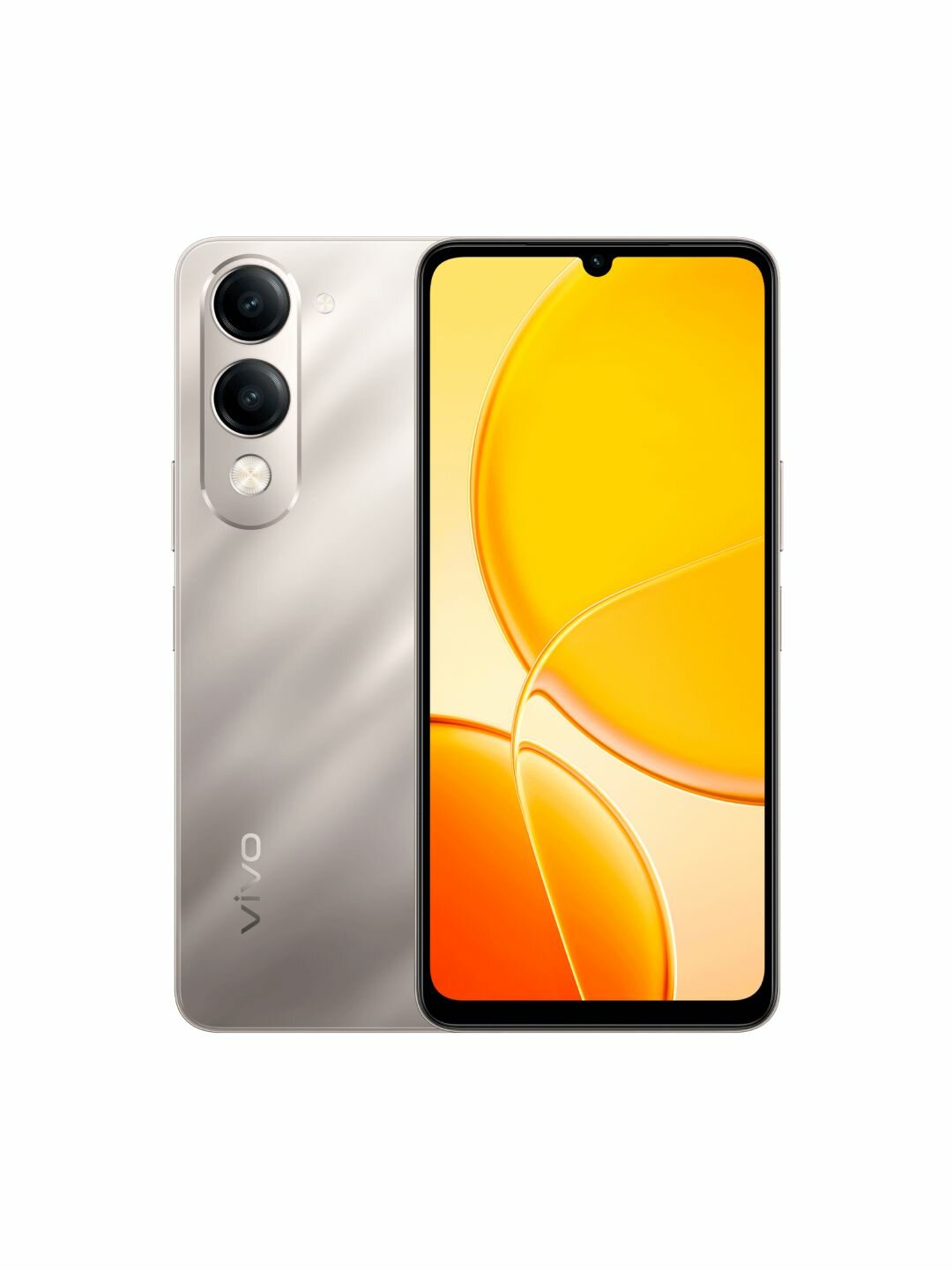 Смартфон vivo Y04 4+128 Гб, Титановое сияние