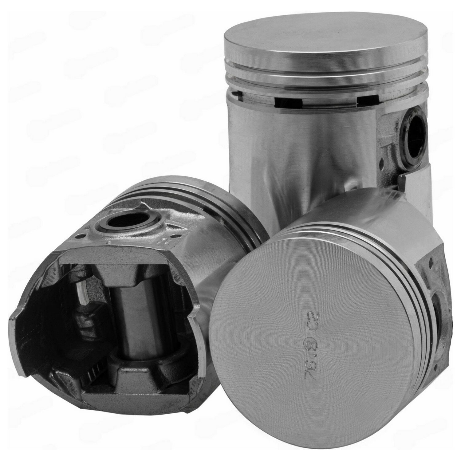 Комплект поршней 2101 (4 поршня + 4 пальца) ремонтный размер 76.8 мм, класс C (двигатель 2101, 2103)