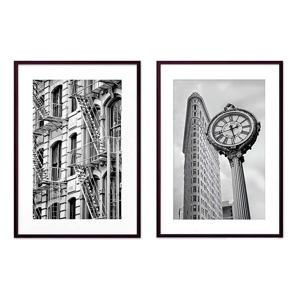 Набор постеров Нью-Йорк №2, 21х30 см, 2 шт.