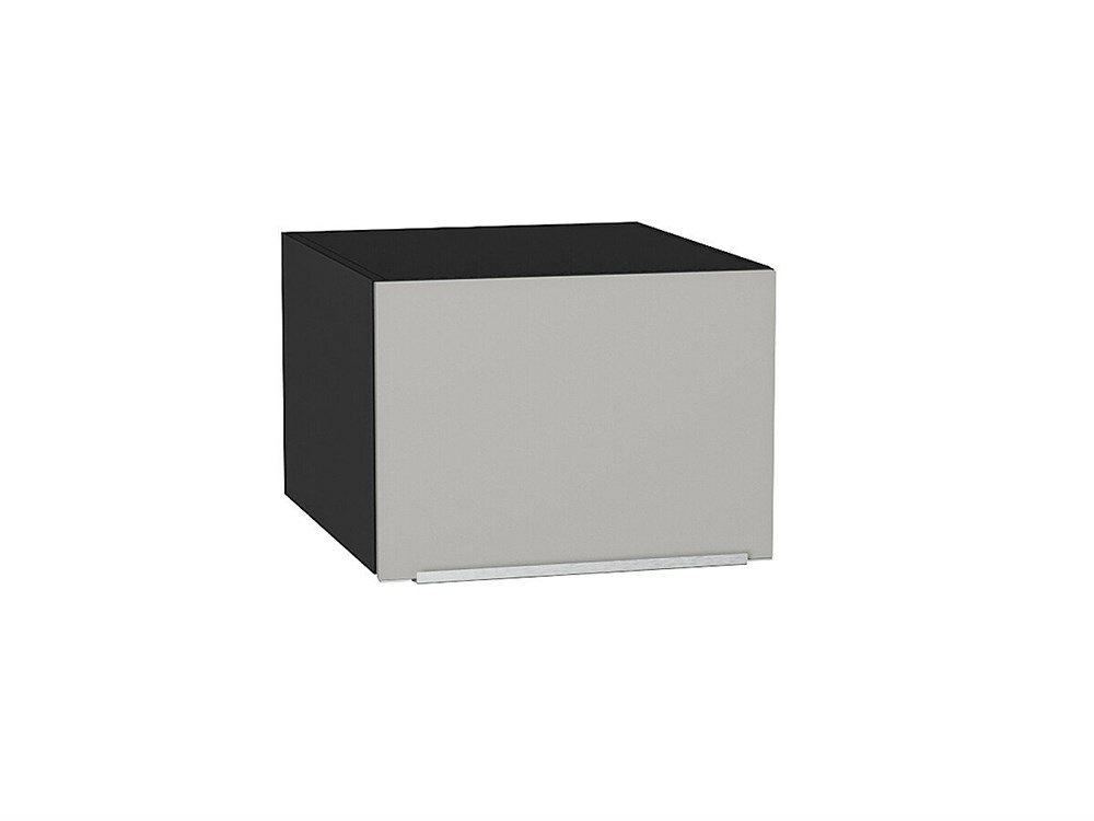 VVT Шкаф верхний горизонтальный глубокий Фьюжн Graphite, Silky Light Grey, 500