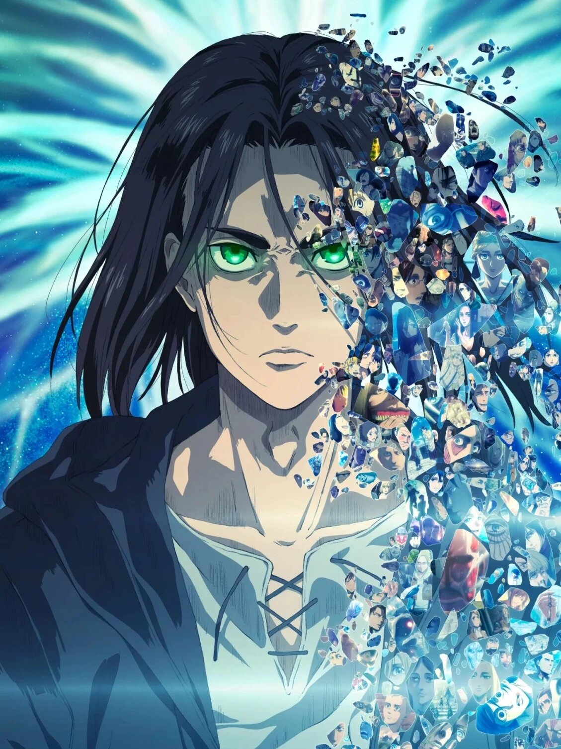 5D DIY Attack on Titan Diamond Painting Kit Levi Japan Anime Diamond Embroidery Cross Stitch Mosaic Rhinestone Wall Decor Gift