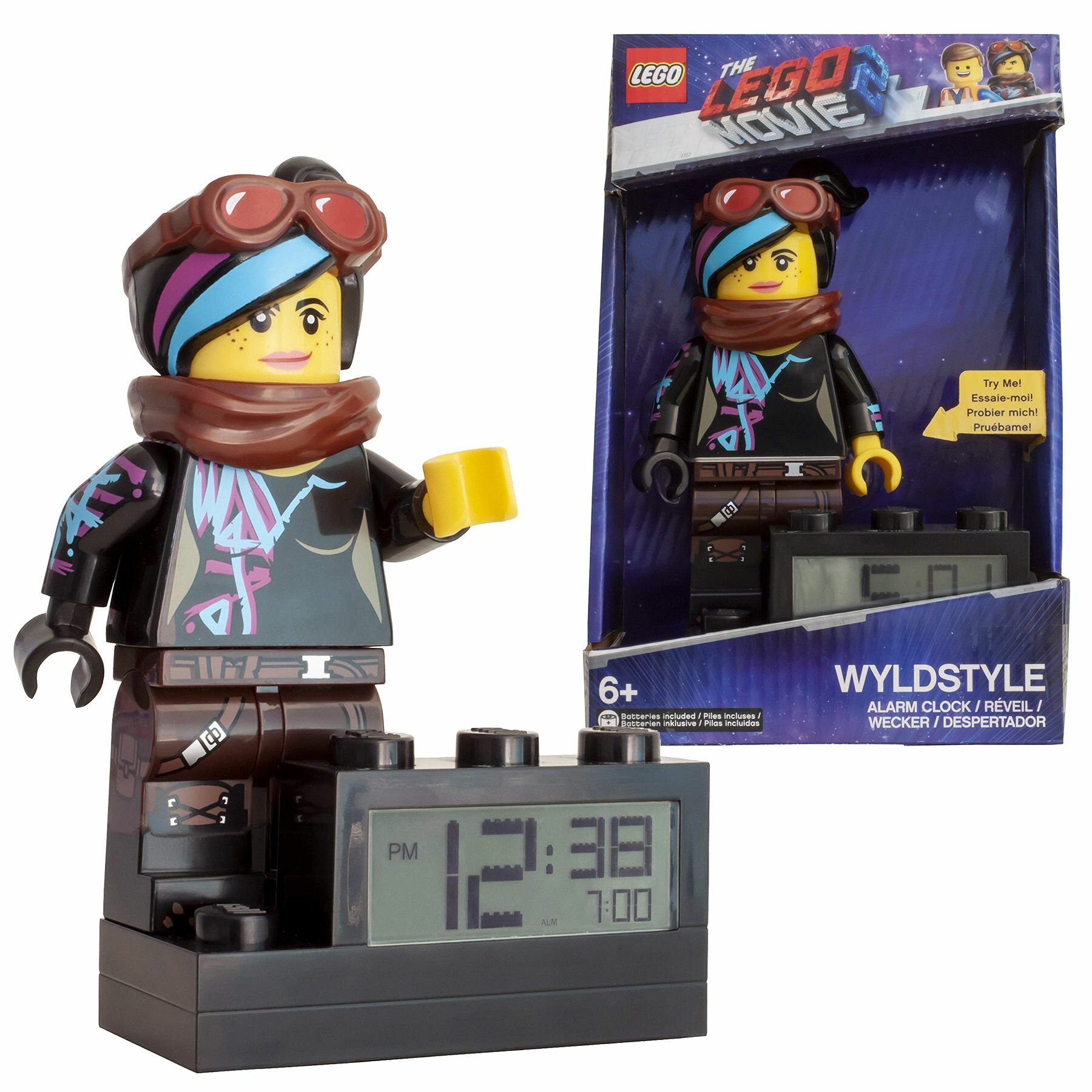 Лего Будильник Фильм 2 Wyldstyle , 15 см высота,