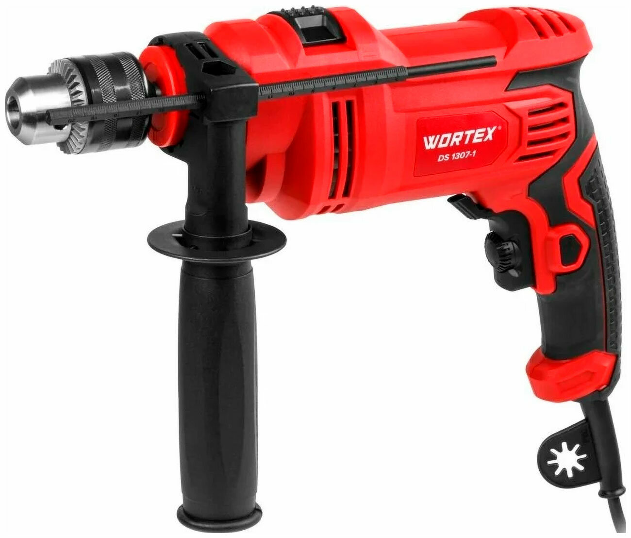 Дрель ударная Wortex DS 1307-1 в кор.