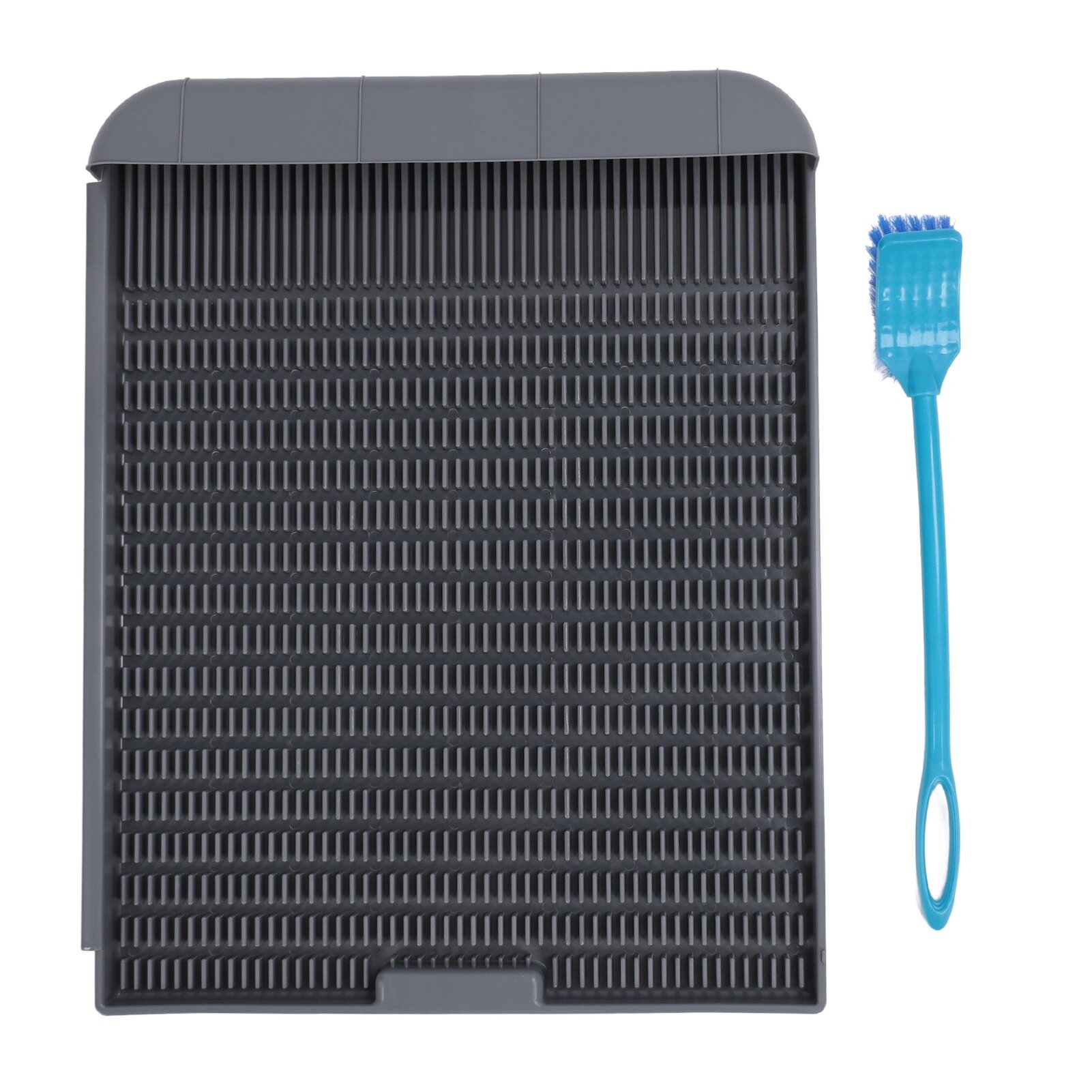 Поднос для туалета для собак, цельный, многоразовый, моющийся, для обучения туалету для маленьких, средних и больших собак, серый, 58x45 см / 22,8x17,7 дюймов