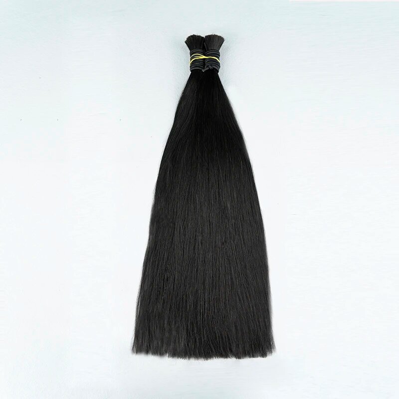 Пряди для наращивания Remy 50г, 55см, черные