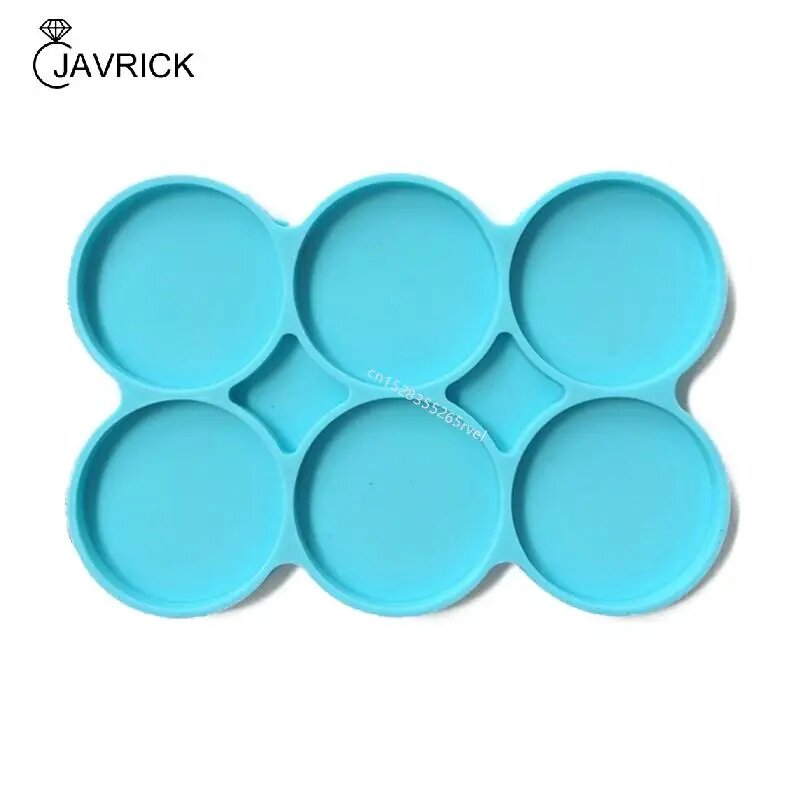 Силиконовые формы для эпоксидной смолы JAVRICK, набор из 6 штук