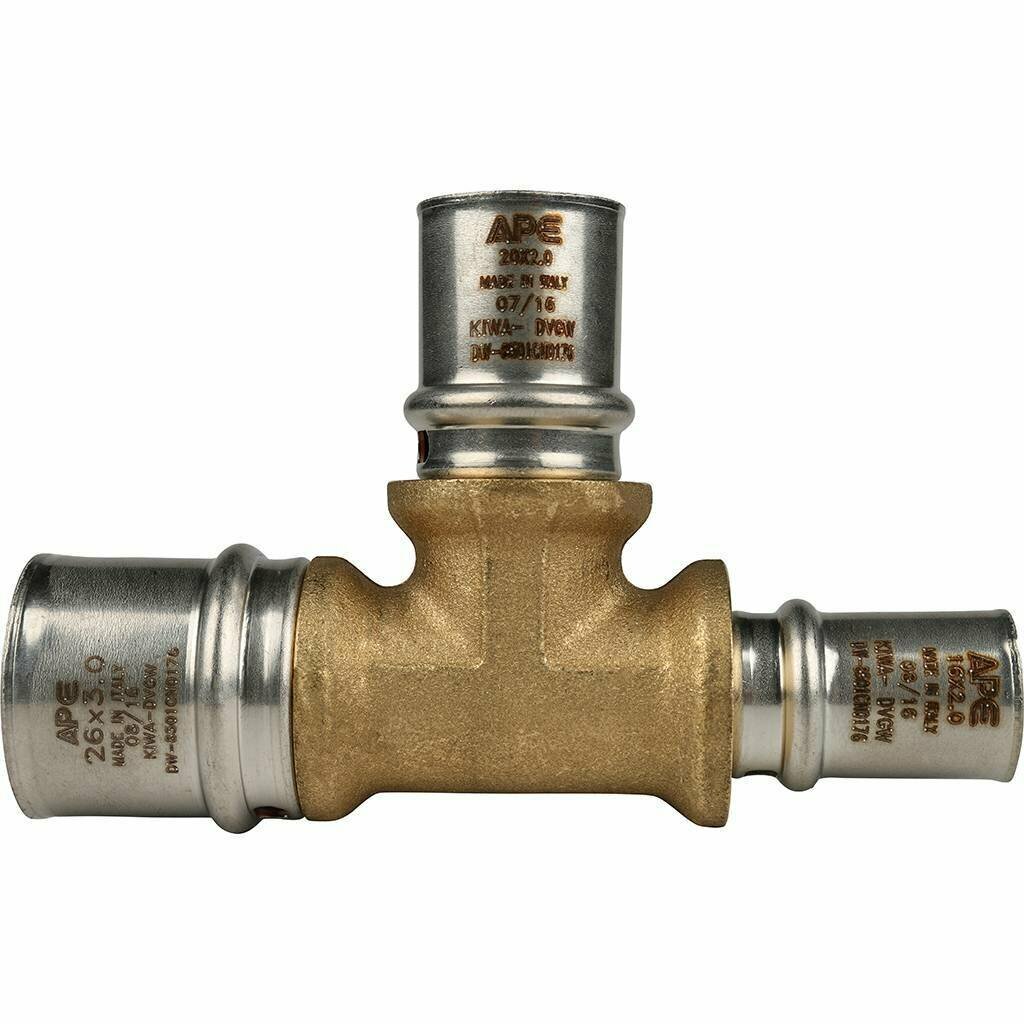 Тройник пресс переходной APE 26х20x16 италия