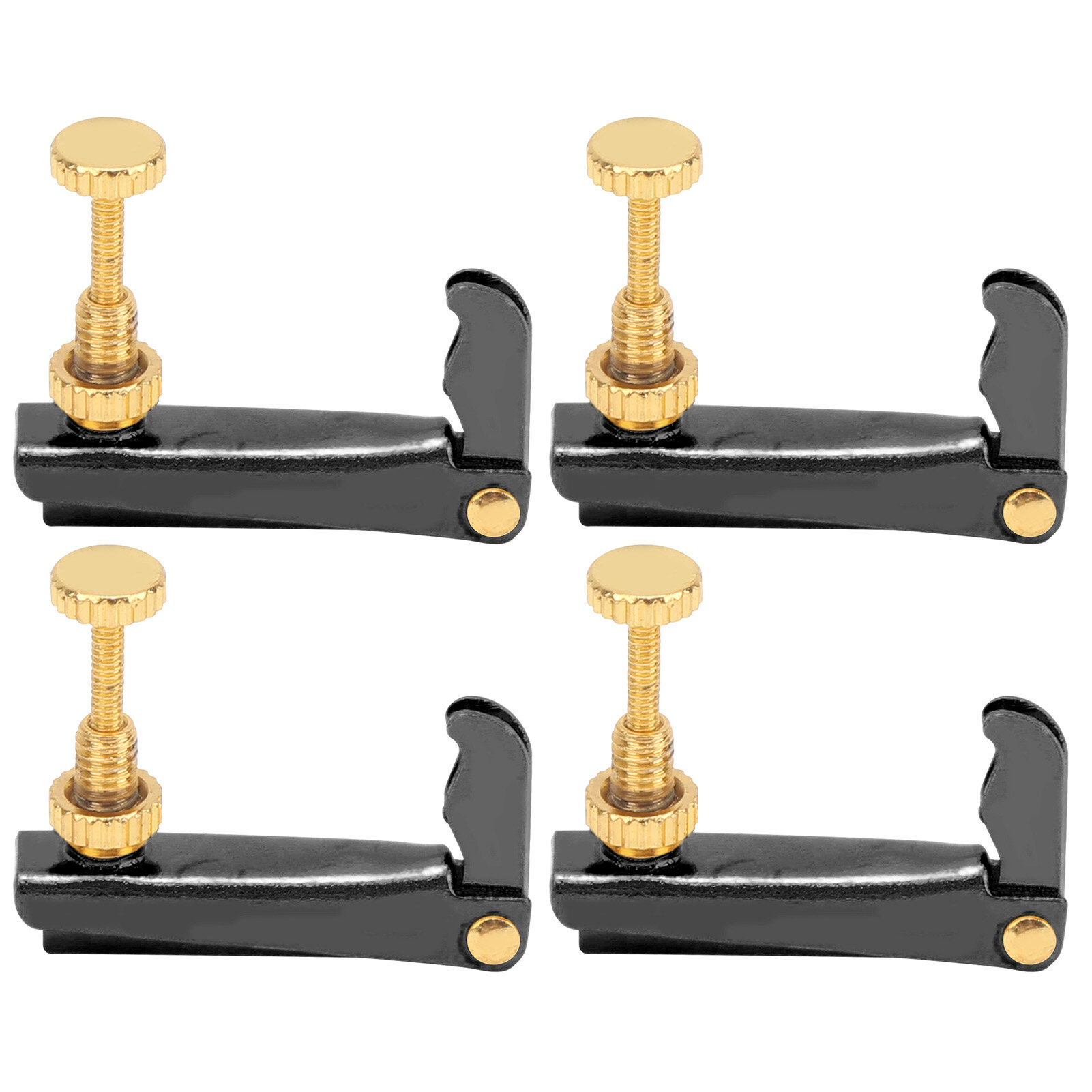 4 шт. точные настройки для скрипки 3/4‑4/4, сменные инструменты для струн виолончели, аксессуары для инструментов, черный