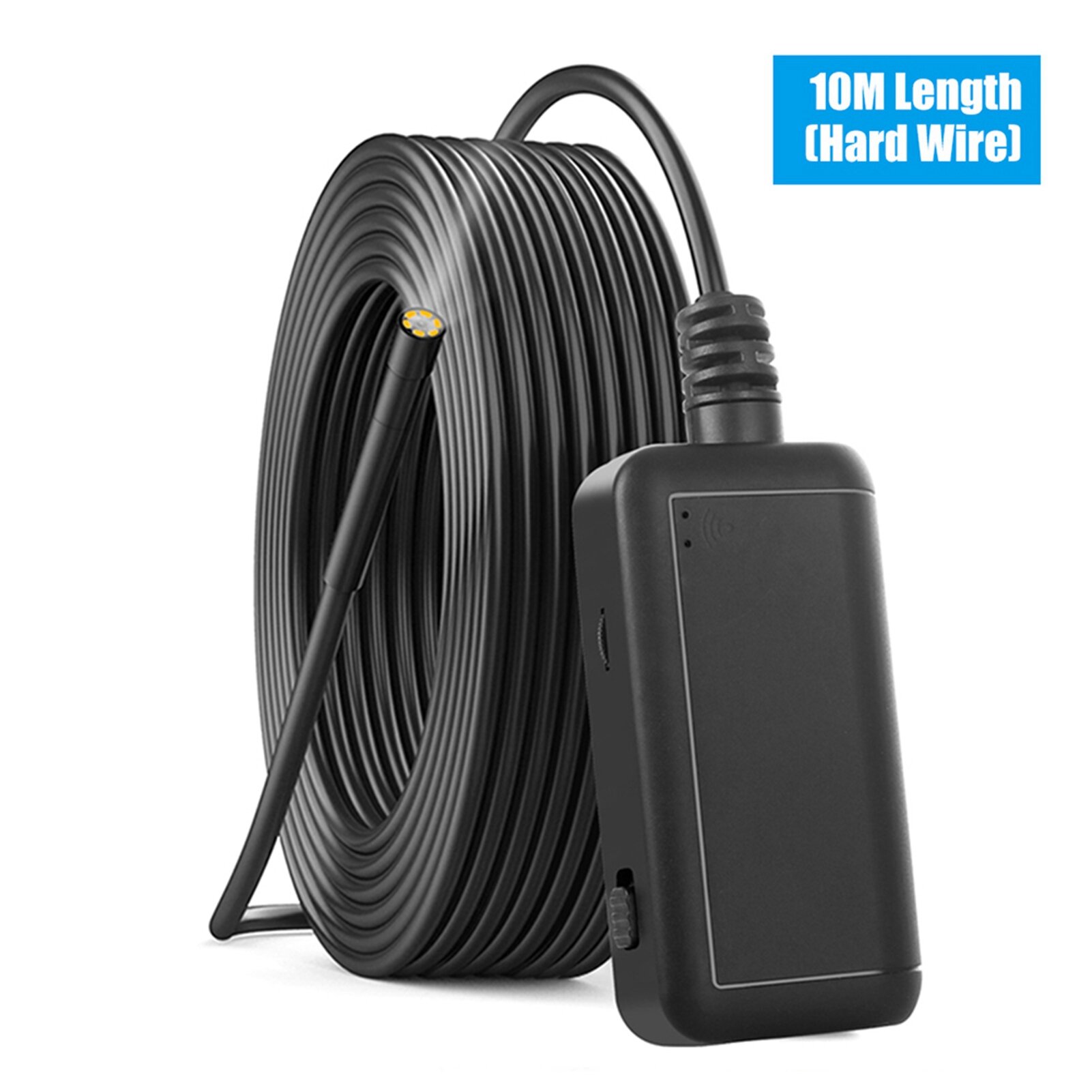0,2 дюйма, 5 МП, IP67, 6 светодиодов, WiFi, эндоскоп, бороскоп, инспекционная камера для смартфонов iOS/Android, кабель 10 м/32,8 фута