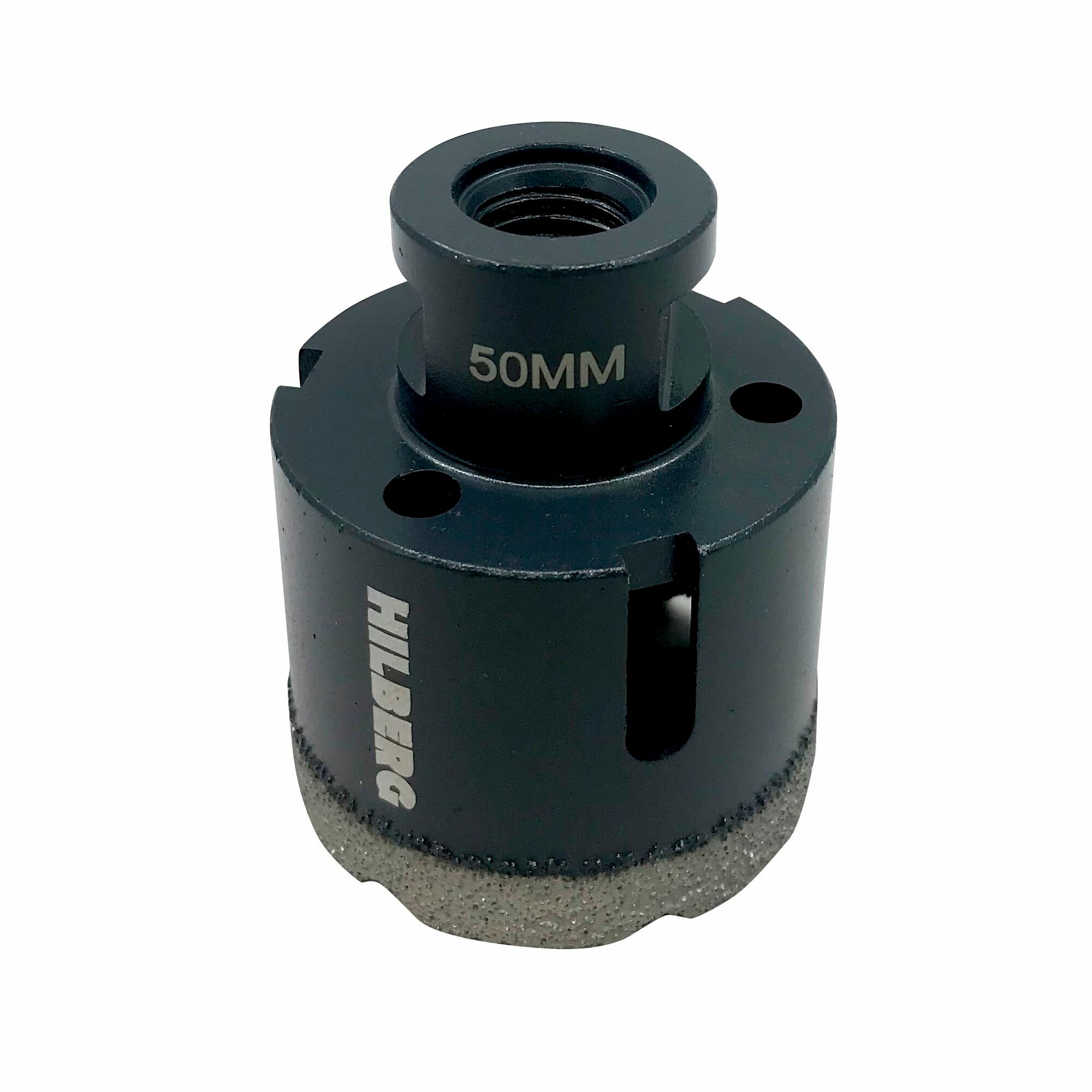 Сверло корончатое алмазное Hilberg Super Hard вакуумного спечения М14 для гранита, мрамора, керамогранита