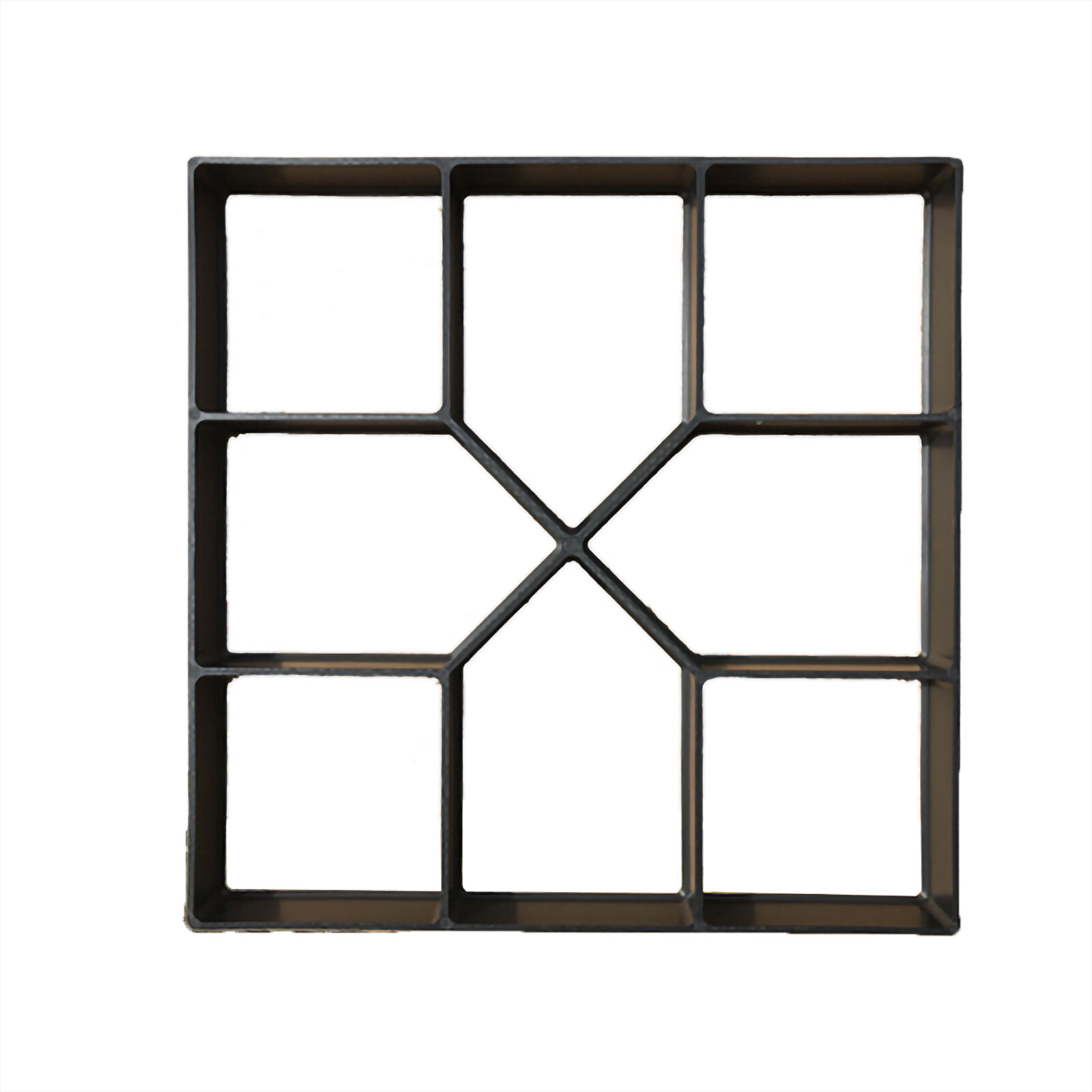 Форма для мощения 40 см: многоразовая пластиковая матрица для создания бетонных садовых дорожек. 40C