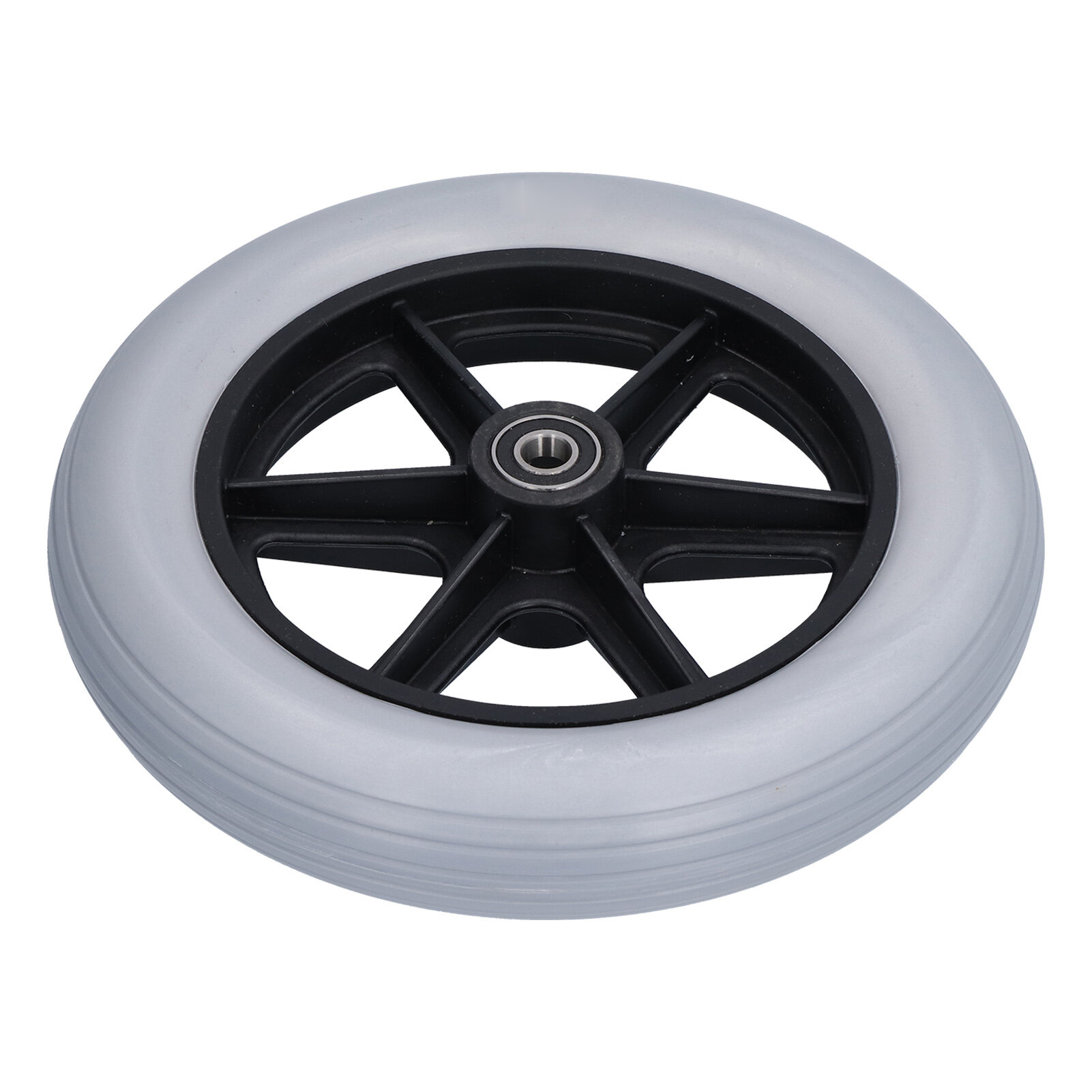 Колесо переднее для инвалидного кресла 10 дюймов, колесо для ходунка, шину без прокола, аксессуар, 12мм, 10x2, 6001, материал алюминиевый сплав, диаметр 250мм, количество 1 штука