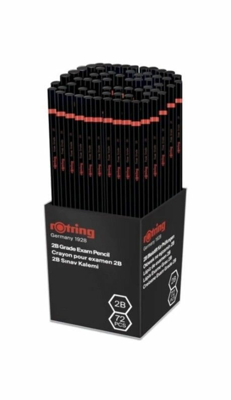 Экзаменационный карандаш Rotring 2b (упаковка из 72 штук)