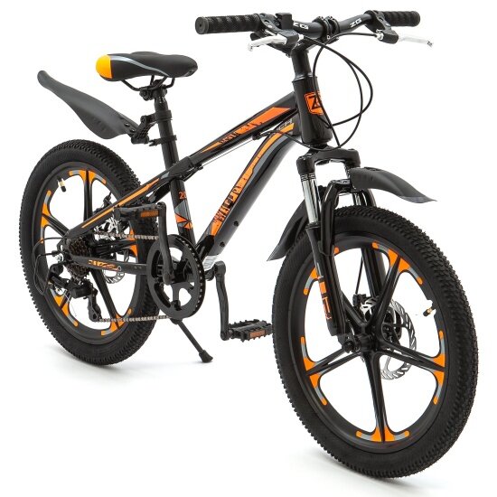 Подростковый велосипед Zigzag 20" RICH MD (литые диски) (6-ск.) (рама 11.5) Оранжевый