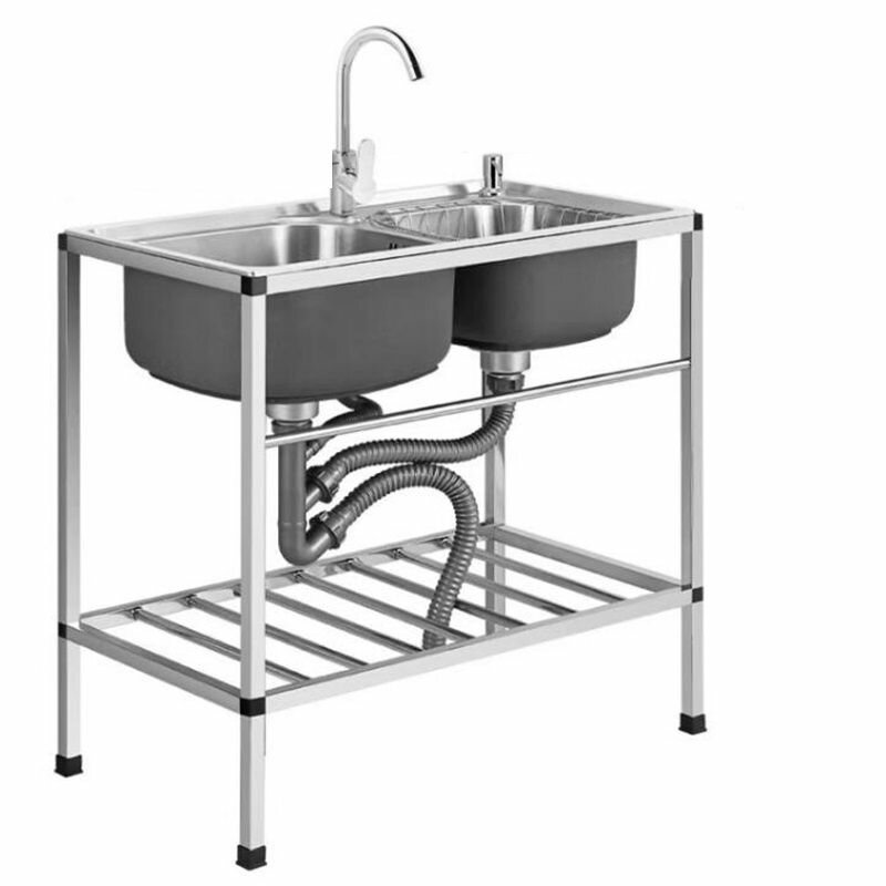 Мойка кухонная из нержавеющей стали, Ванна моечная сварная , для общепита, кафе, кухни, универсальная