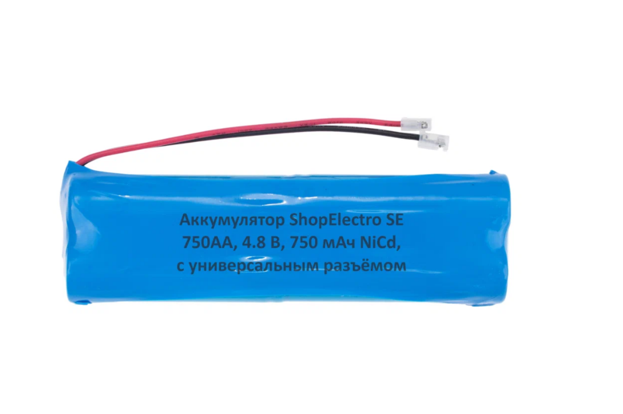 Аккумулятор ShopElectro SE 750АА, 4.8 В, 750 мАч/ 4.8 V, 750 mAh, NiCd, с универсальным разъёмом (3)