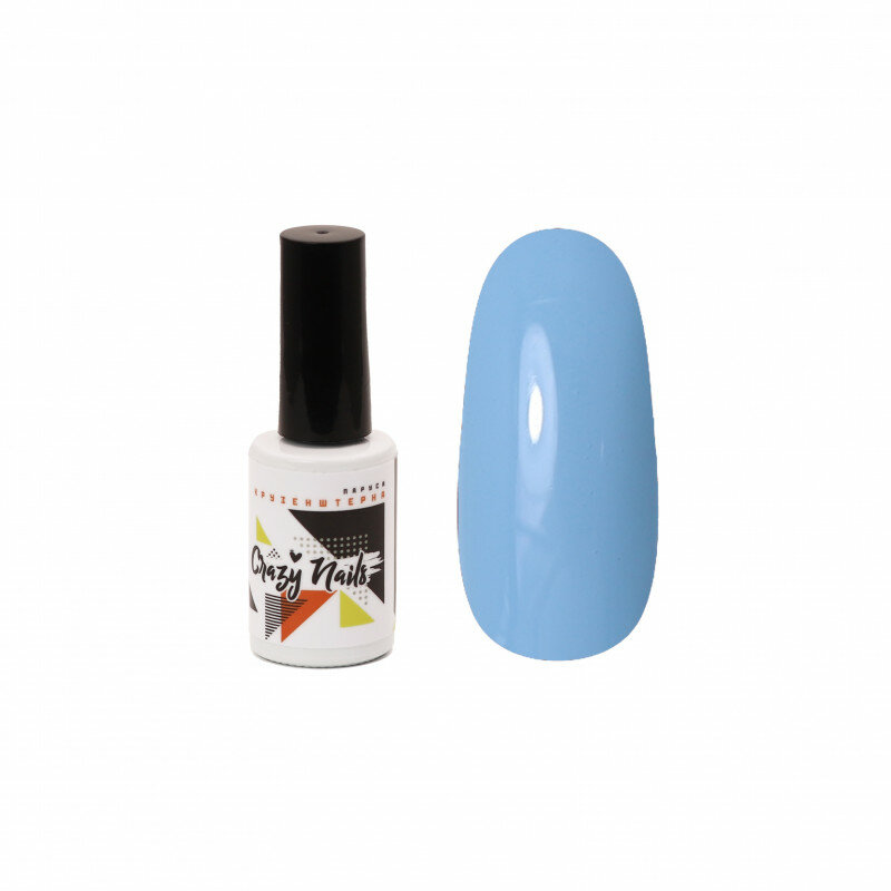 Гель-лак Crazy Nails, Коллекция "Море волнуется", цвет "Паруса Крузенштерна", 10мл.