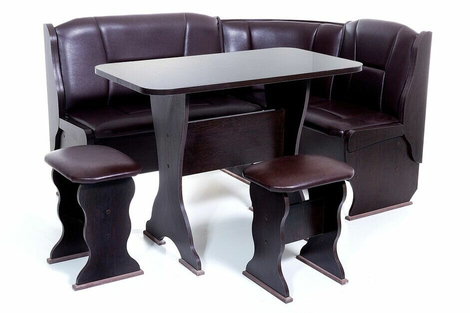 Кухонный уголок Betel орхидея Однотон Венге/Борнеко Умбер Размеры: Высота 880мм Глубина 1100мм Ширина 1500мм