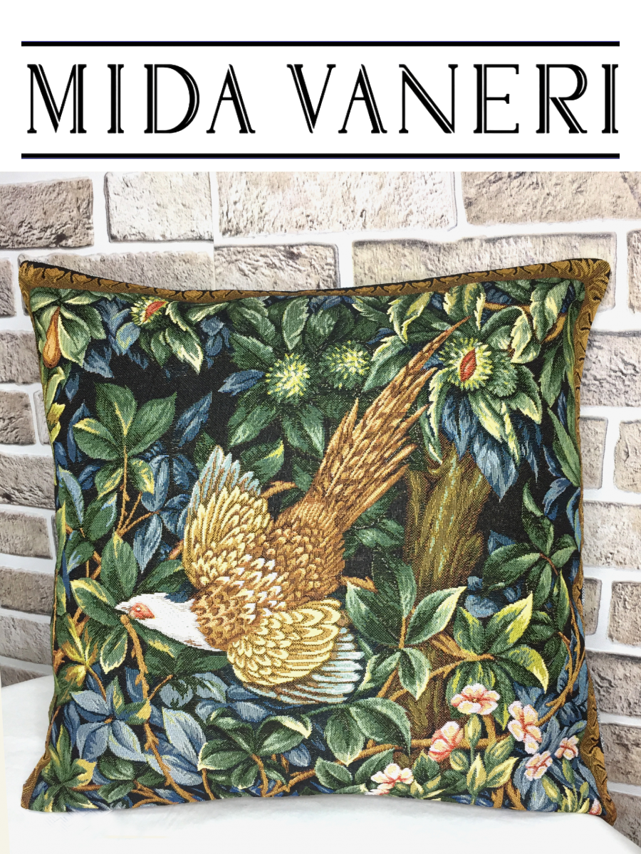 Декоративная гобеленовая наволочка "Лесные обитатели Куропатка" 45*45 см, MIDA VANERI