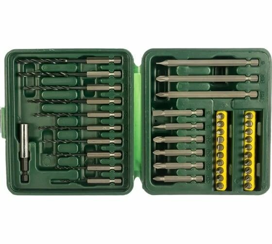 Набор со сверлами KRAFTOOL KraftMax, 40 шт, (26156-H40) на