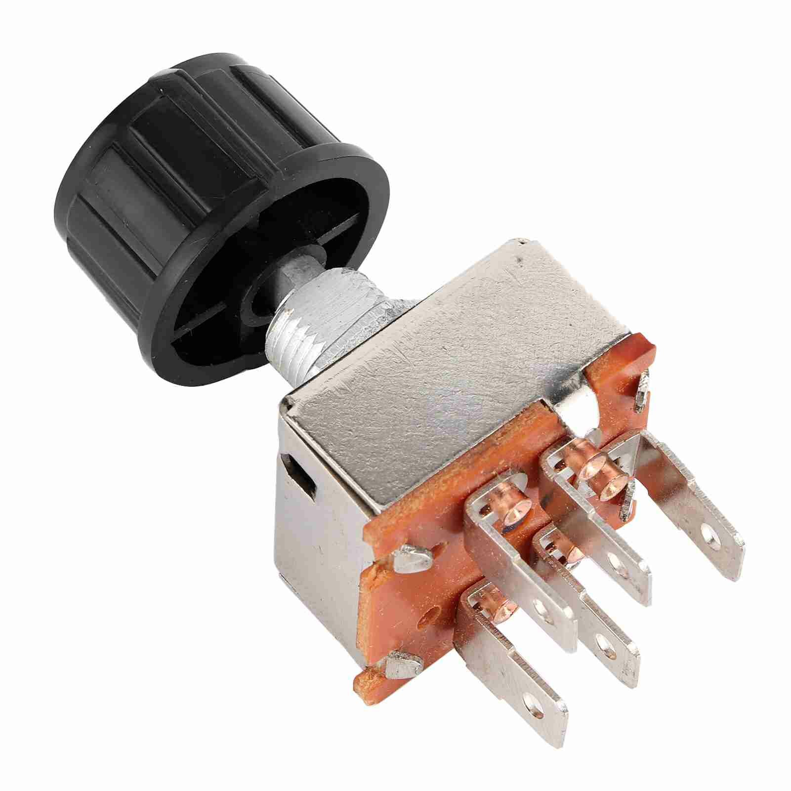 Универсальный переключатель вентилятора переменного тока, 3-скоростной регулятор громкости кондиционера, вращающийся с пластиковой ручкой