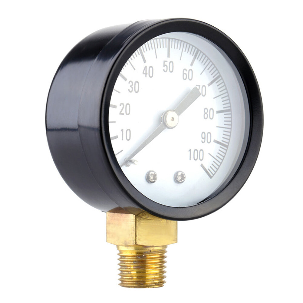 Манометр давления воды с легкочитаемым дисплеем 0-100 фунтов на квадратный дюйм для скважинного насоса (парового).