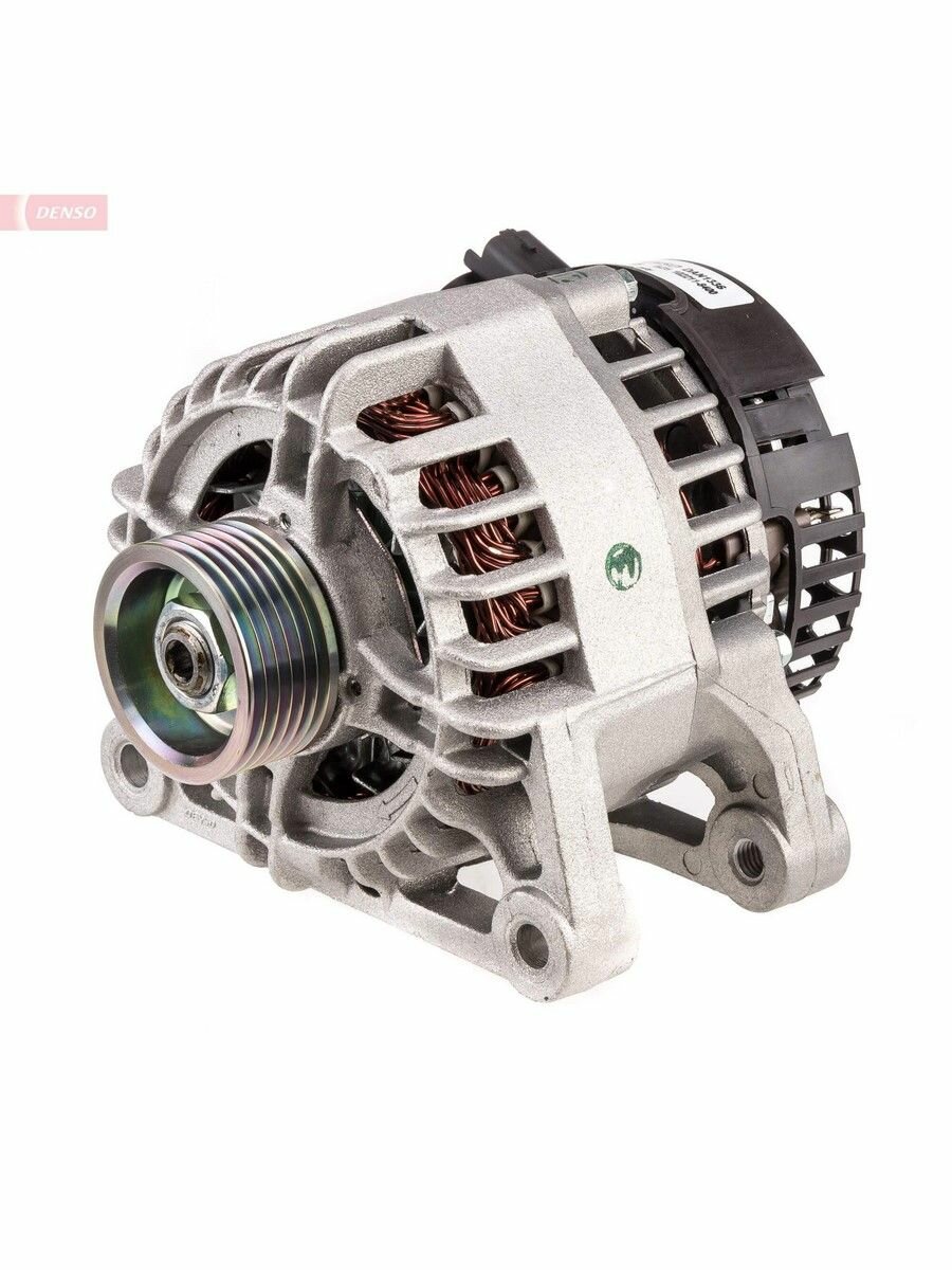 Генератор DENSO DAN1336, для PEUGEOT, CITROEN, передний, серебристый