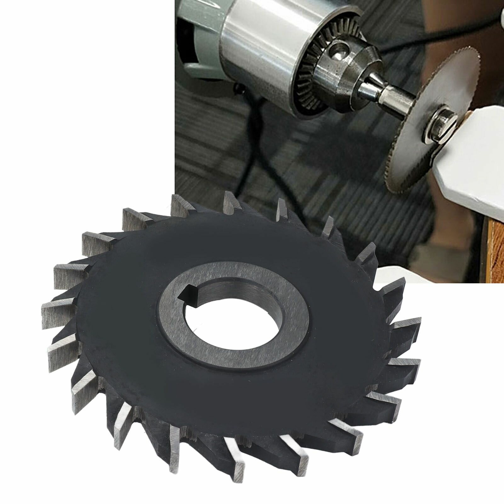 Набор дисковых фрез для эвольвентных зубчатых фрез HSS, дисковая фреза 32 мм, внутреннее отверстие 125x10 мм