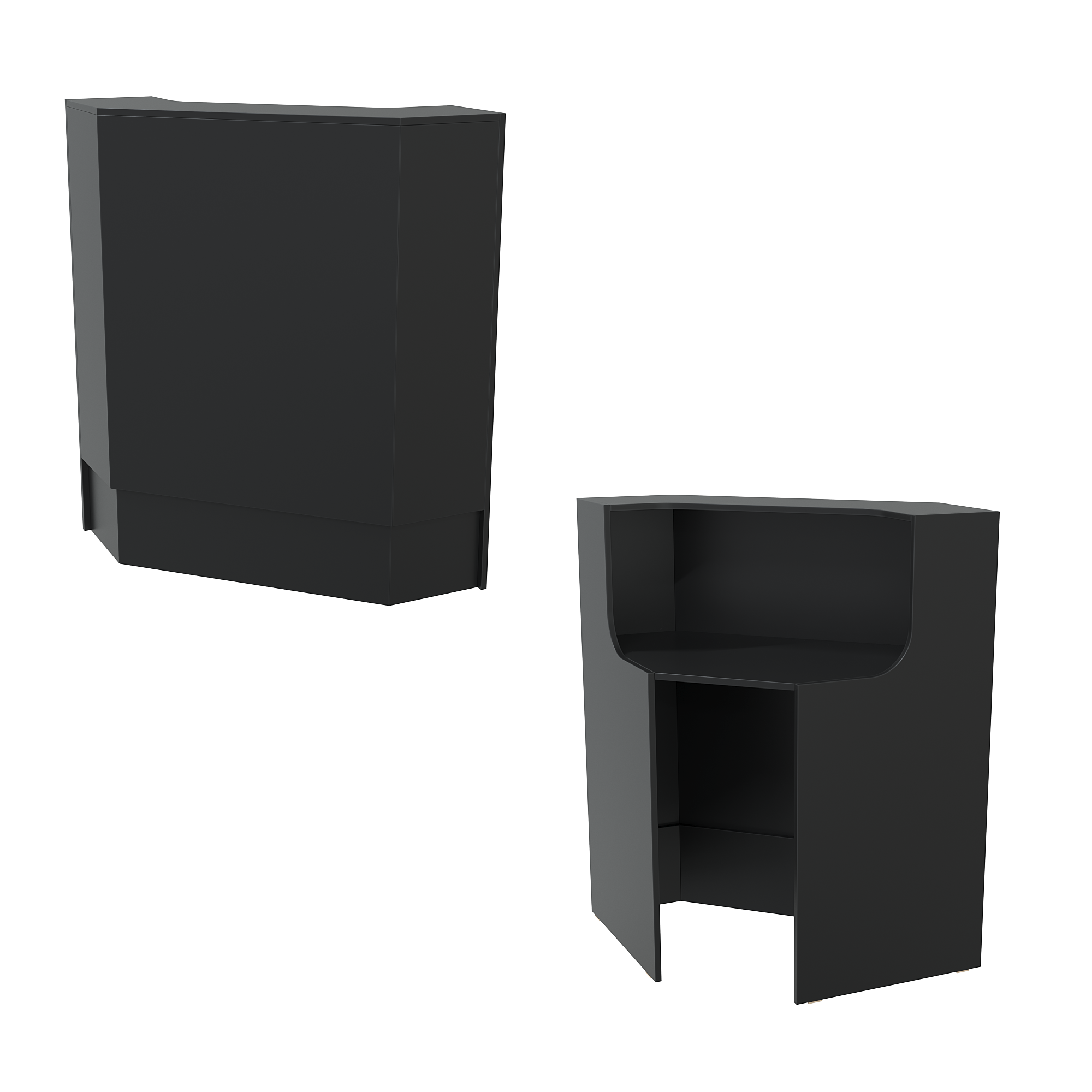 Ресепшн "Ультра" №9Б, Черный. Производитель товара - компания Westcom.