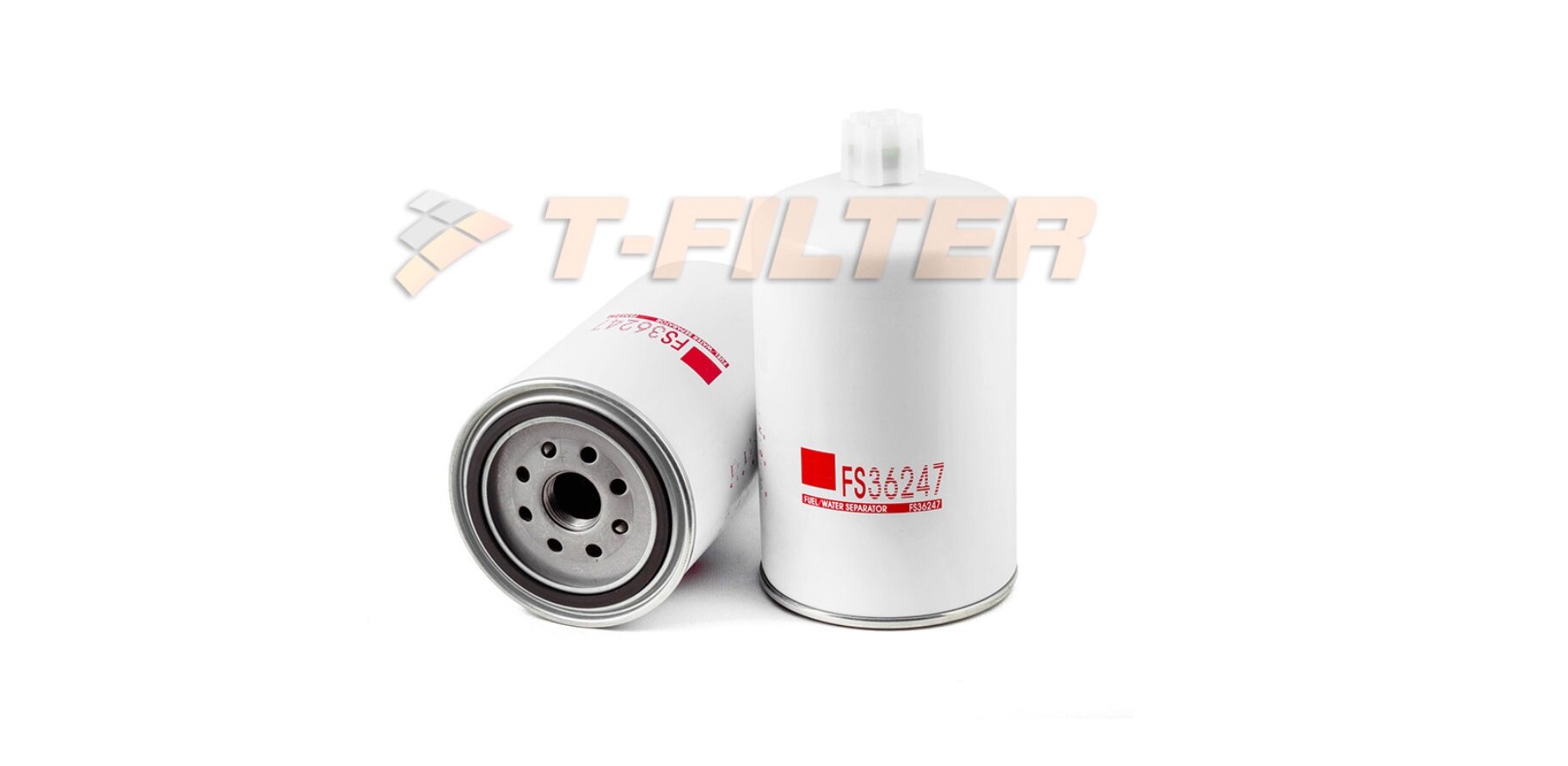 Фильтр топливный T-Filter FS36247 для John Deere, KAMAZ, SANY, Cummins, 1 шт