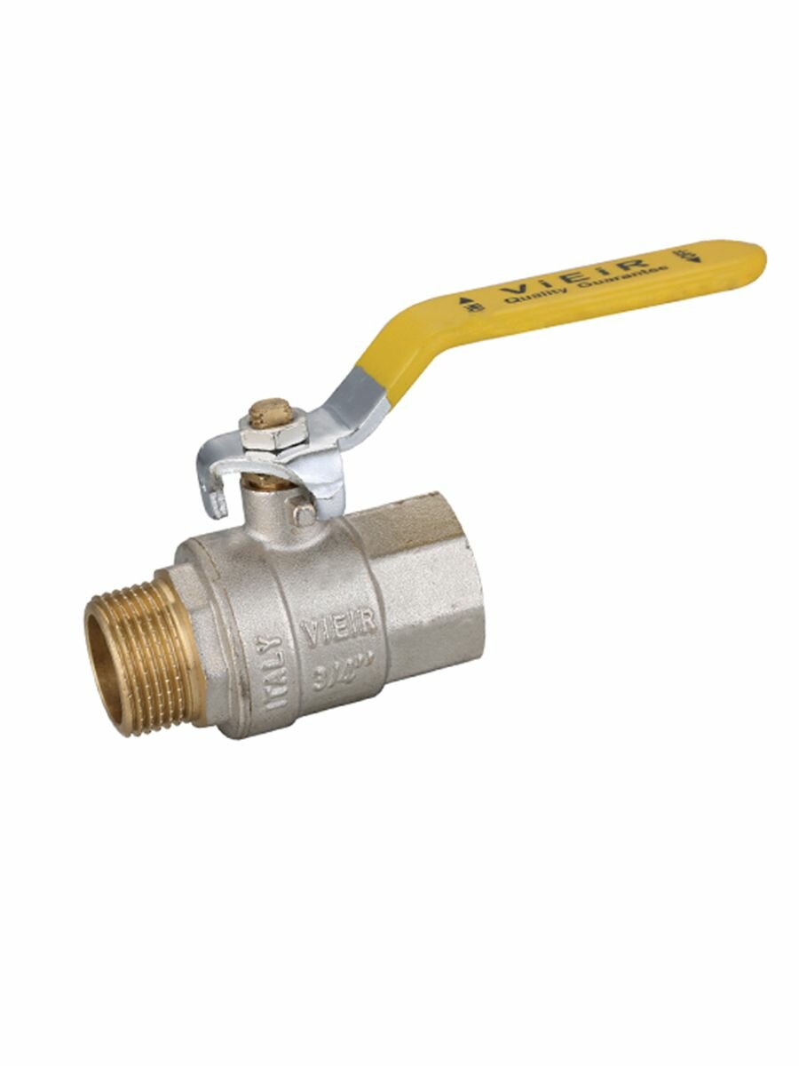 Шаровой кран Vieir VRQ213-02, 3/4", латунь, герметичный, для газа