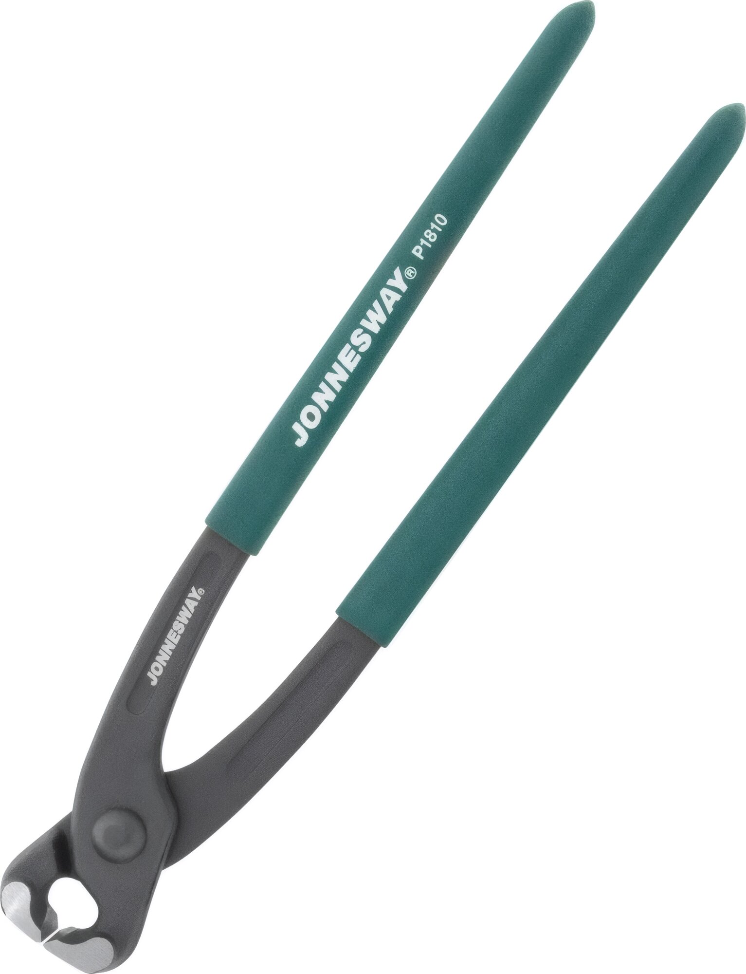 Кусачки торцевые с ПВХ рукоятками, 250 мм, Jonnesway P1810