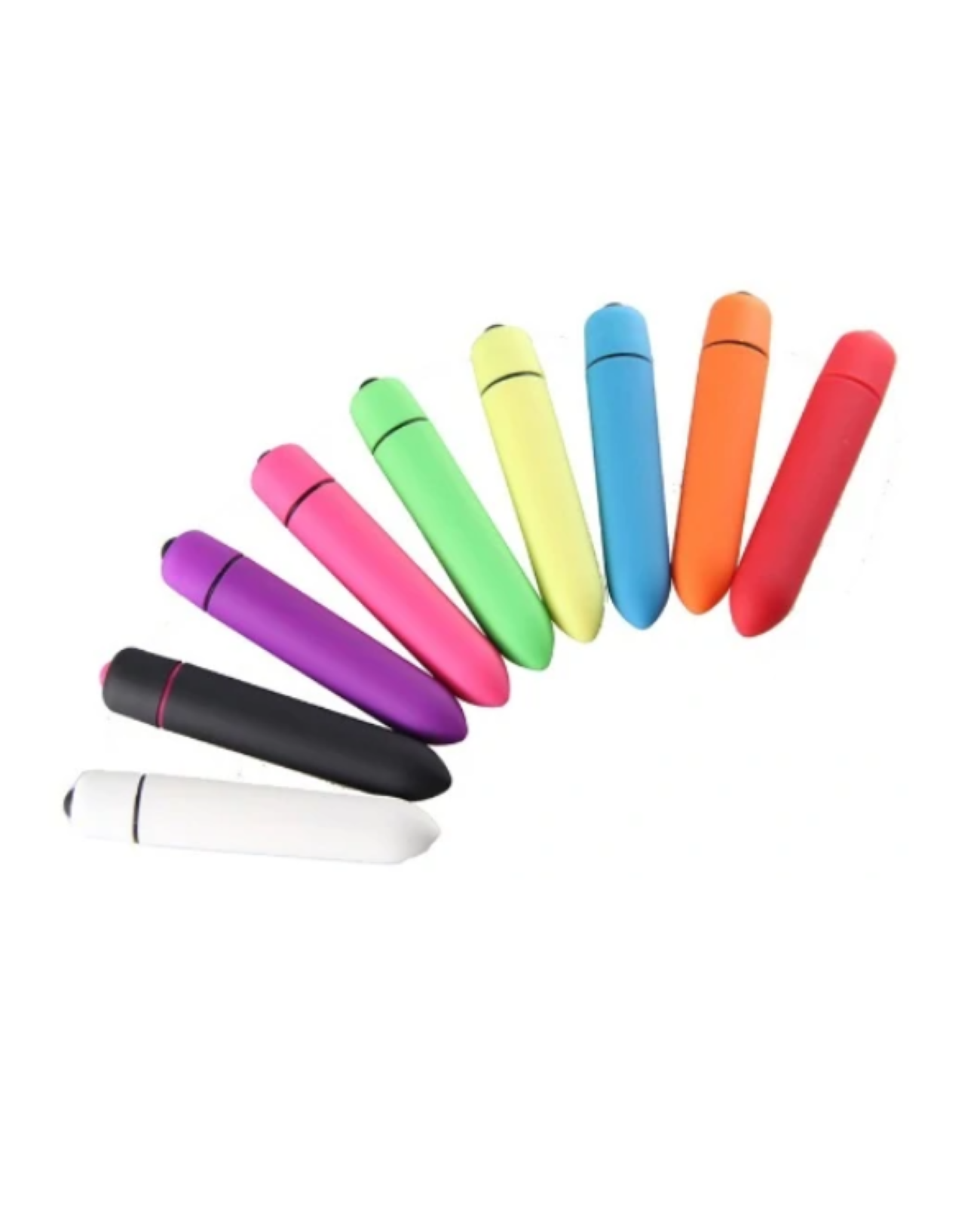 Вибратор мини пуля 10 режимов вибрации, водонепроницаемая, цветная, 9 см