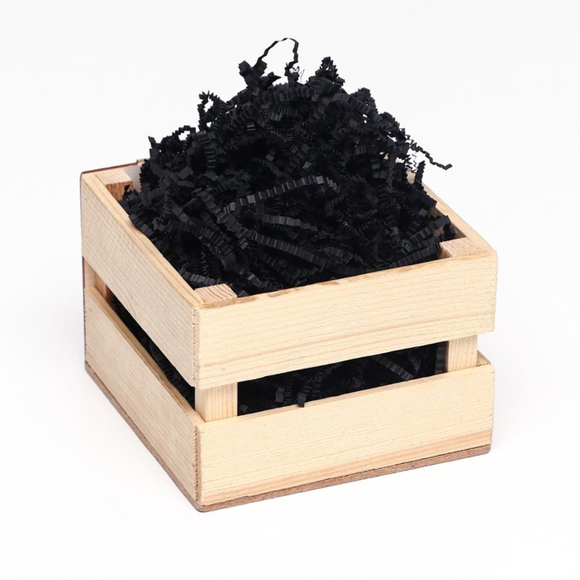 Бумажный наполнитель Сима-ленд, для упаковки подарков, черный, 50г