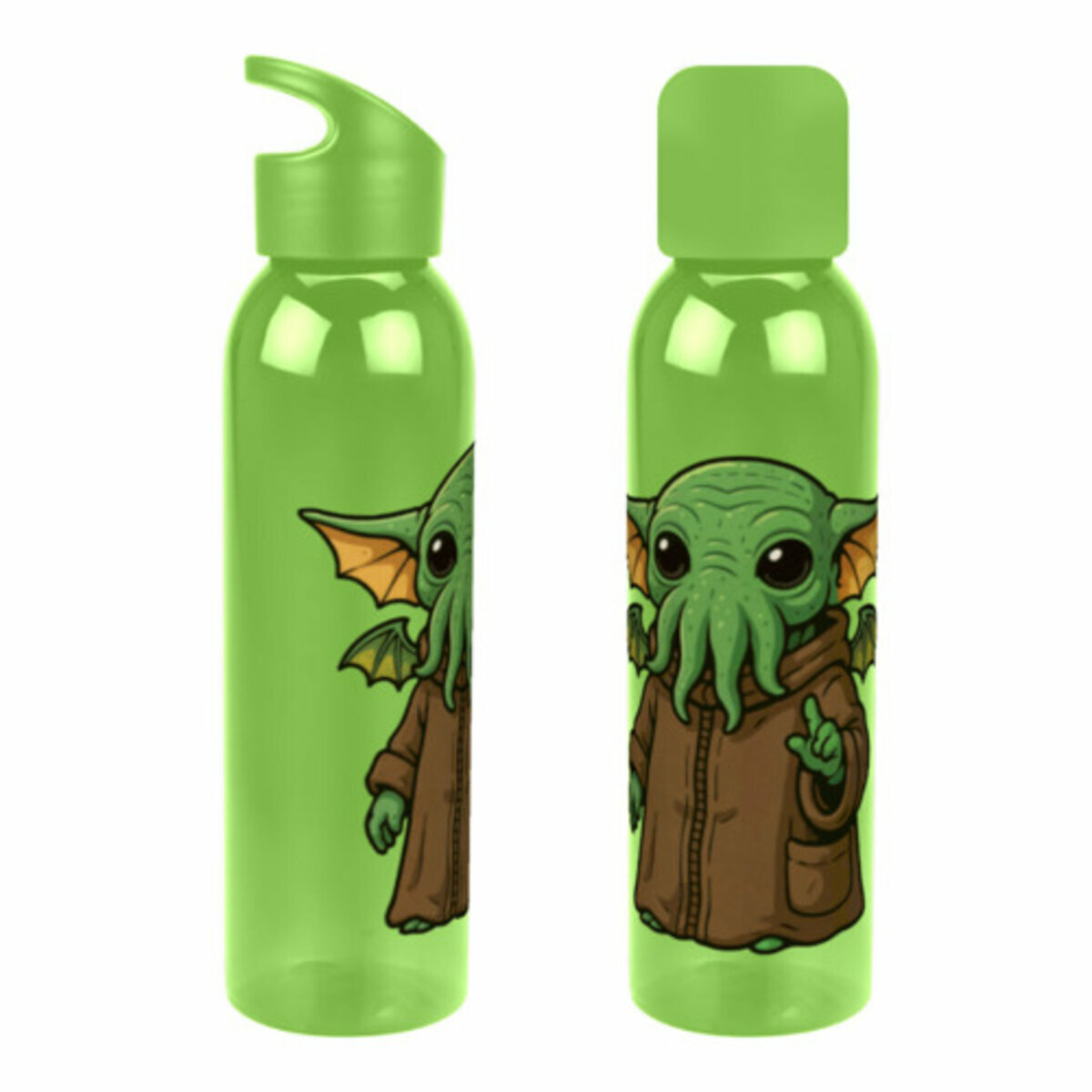 Бутылка для воды «Грогу-Ктулху» (зеленый)