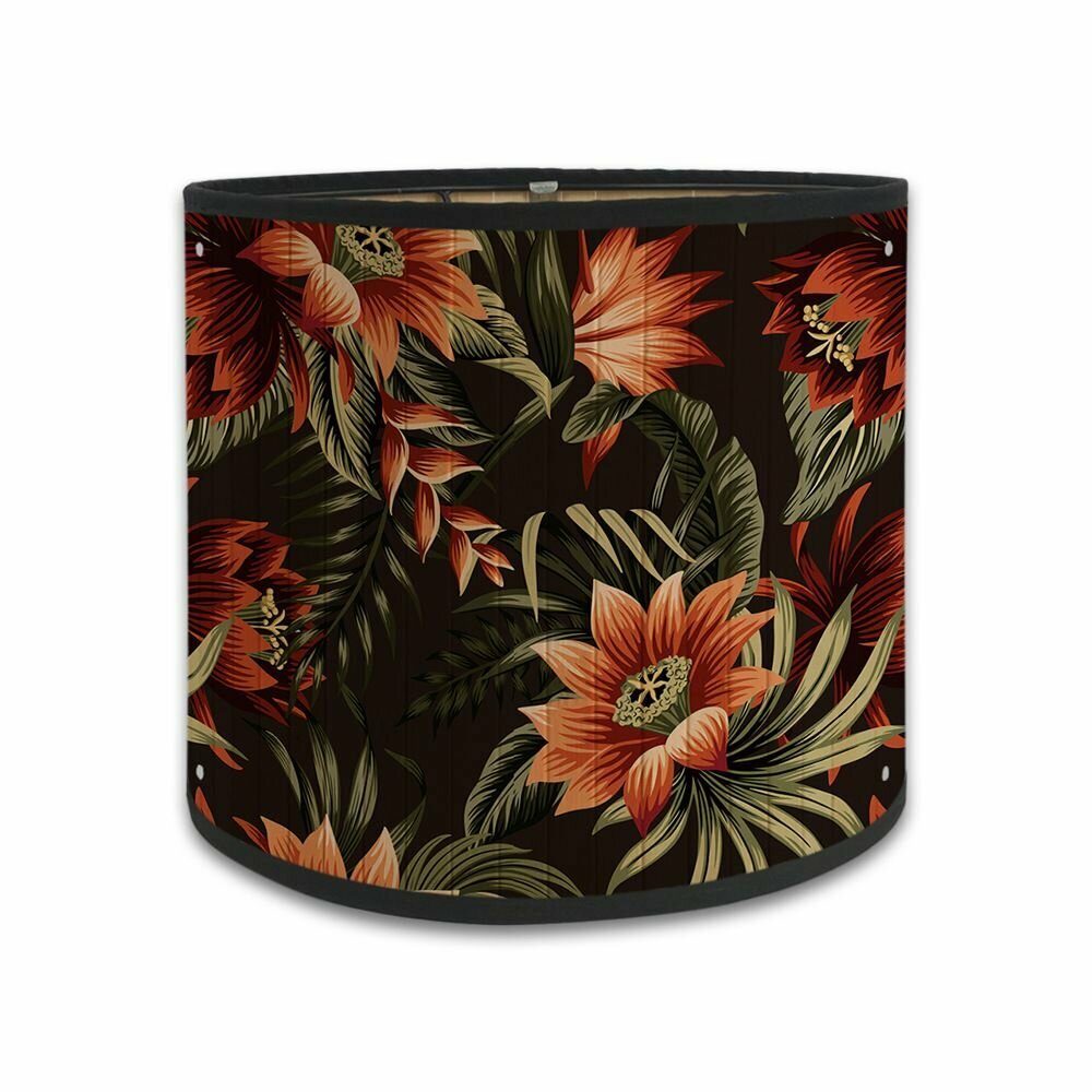 Круглый абажур-барабан (30 см) для настольных и торшерных ламп