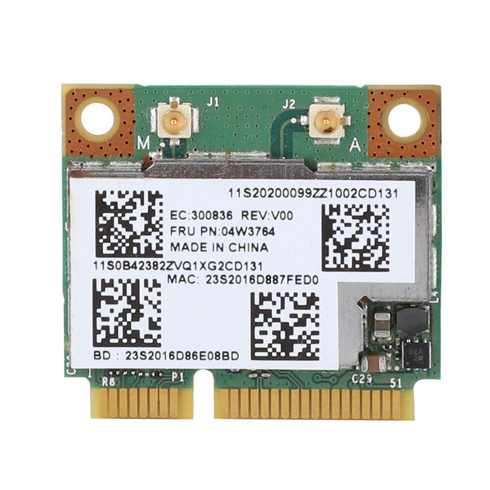 BCM943228HMB Двойная полоса 300M MINI PCI-E Сетевая карта для Lenovo PC 04W3746