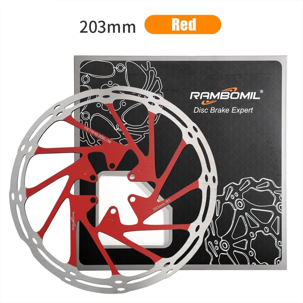Дисковый ротор RAMBOMIL 203mm Red, 6 болтов