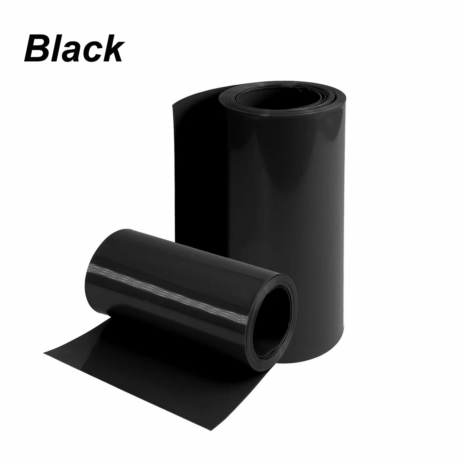 Термоусадочная трубка ПВХ 50-188 мм черная Width 95mm Dia 60mm, Black