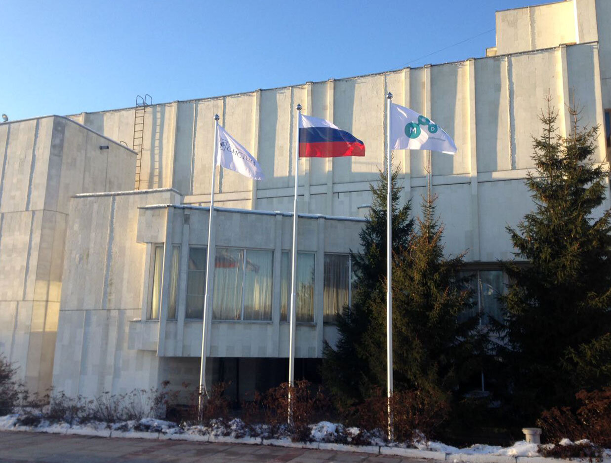 Флагштоки для администраций, из алюминия, с подъемным механизмом