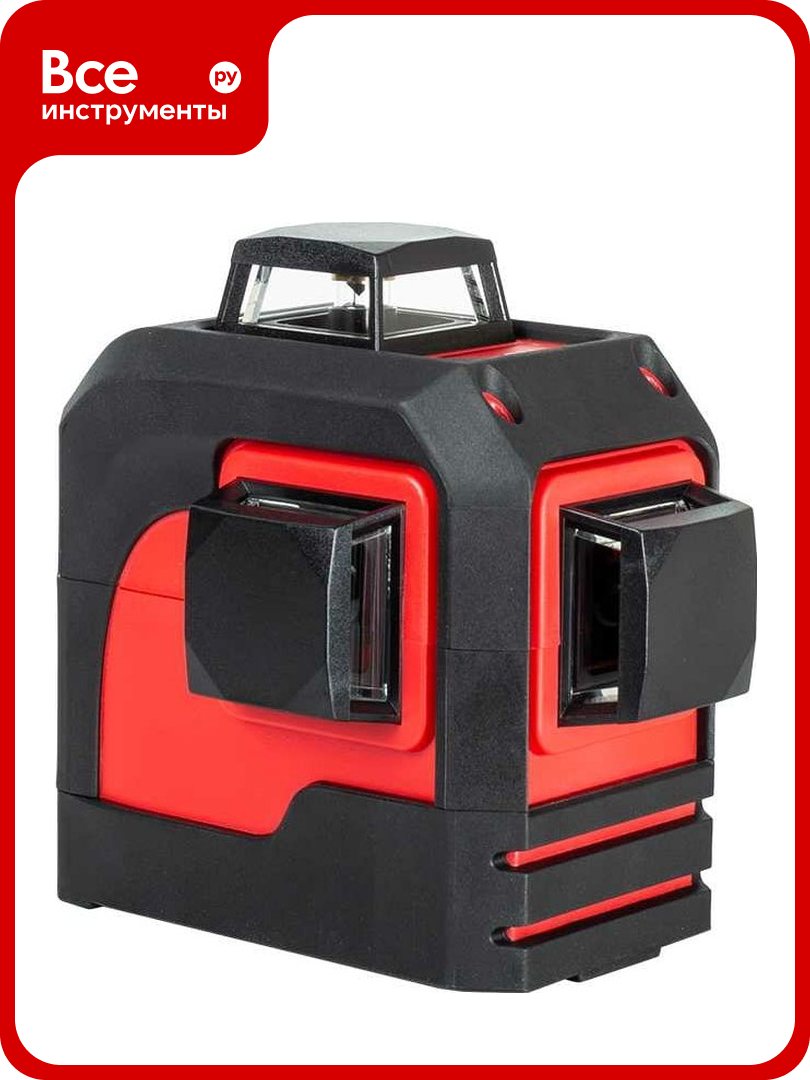 Лазерный нивелир RGK PR-3M профессиональный с автоматическим выравниванием и звуковым сигналом, красный луч полный охват