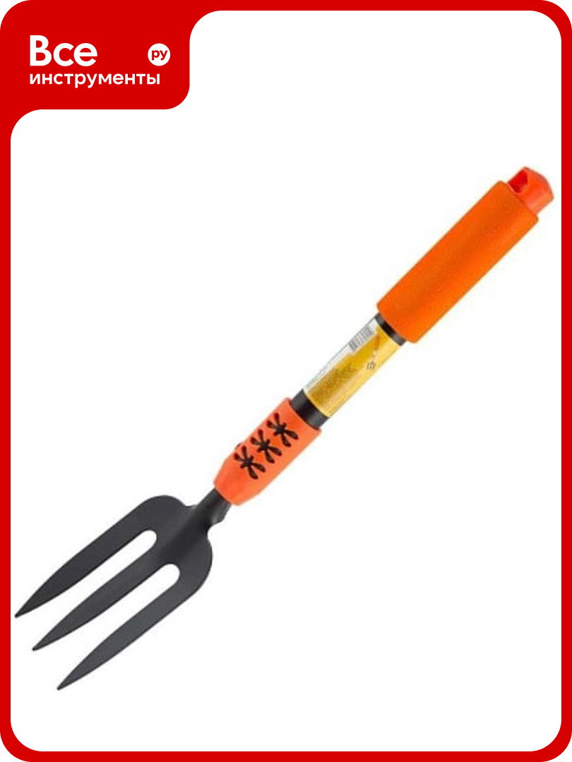 Посадочная Вилка Park HG3550-I поролоновая ручка 270224, 1.5 мм, 1.5 см стальная конструкция с зубцами для почвы