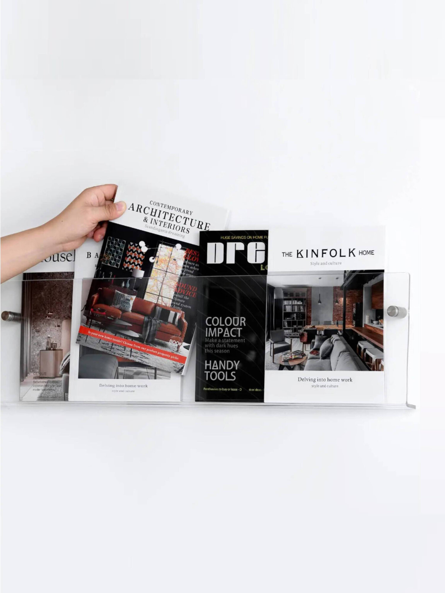 Прозрачная настенная полочка "Limpid"